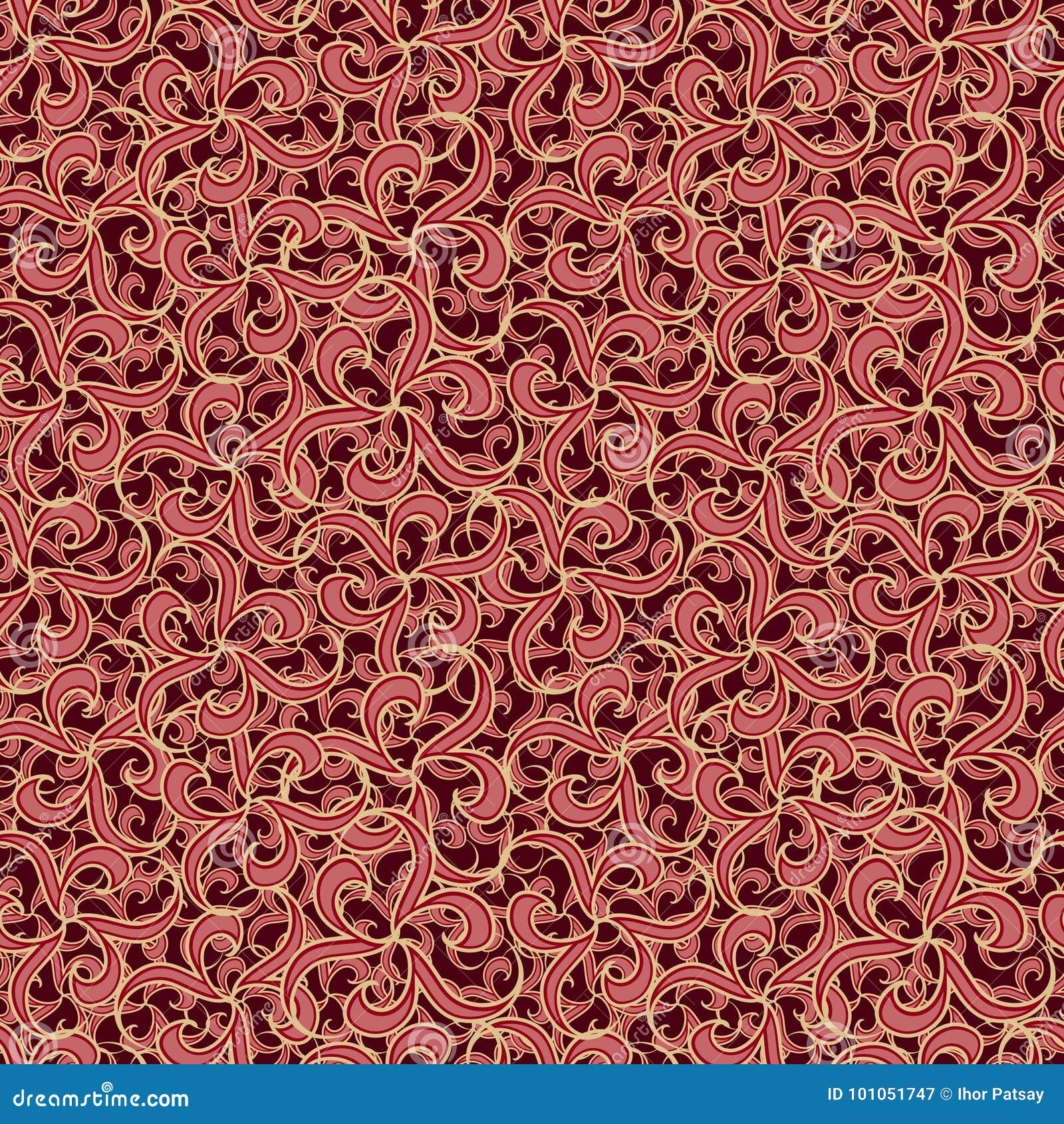 Seamless swirl pattern stock vector. Illustration of seamless - 101051747