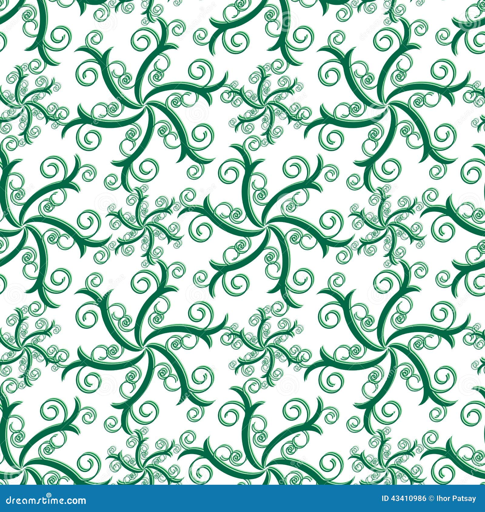 Seamless swirl pattern stock vector. Illustration of abstract - 43410986