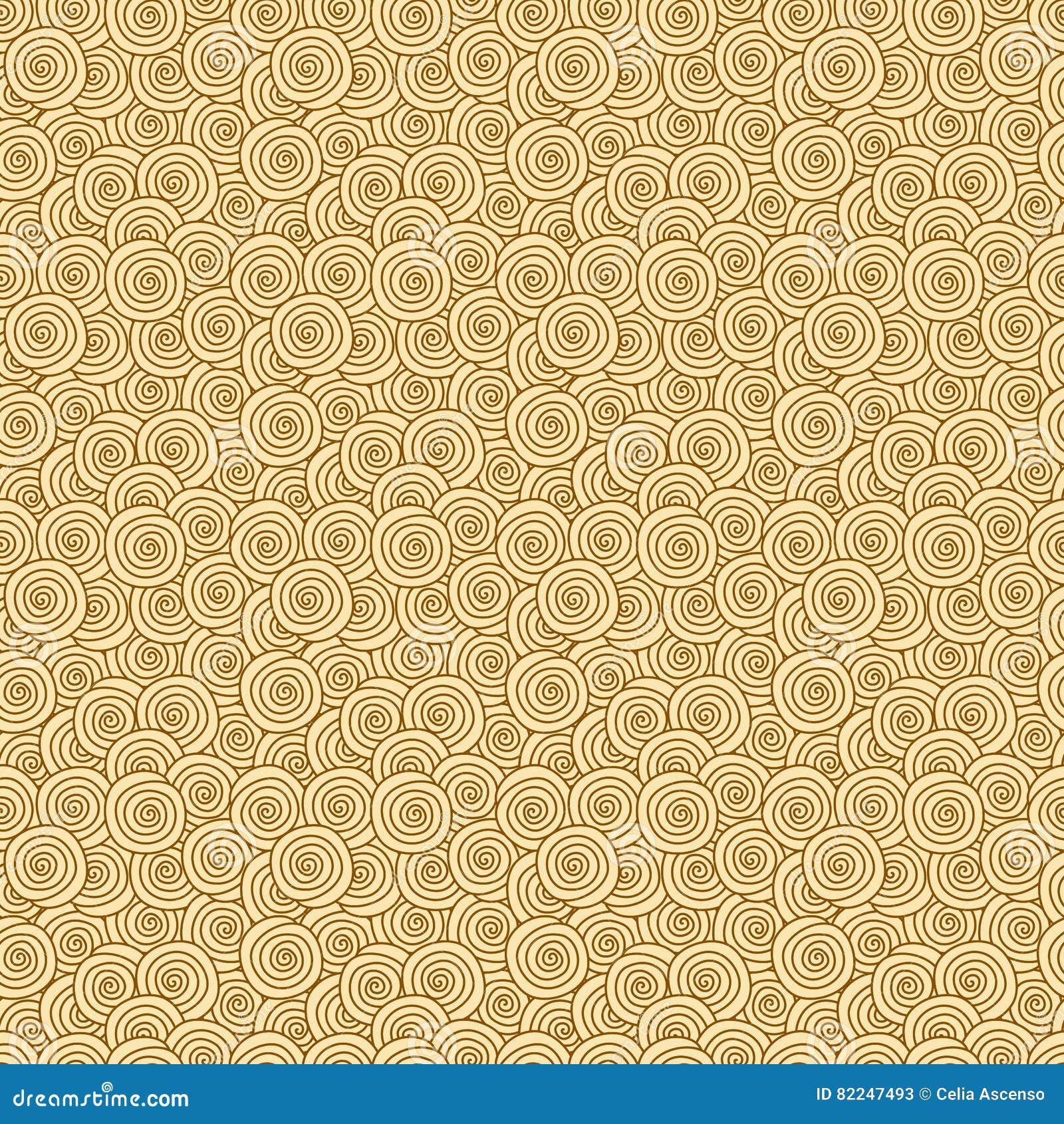Seamless Swirls Cream Texture Stock Illustration - Illustration of ...