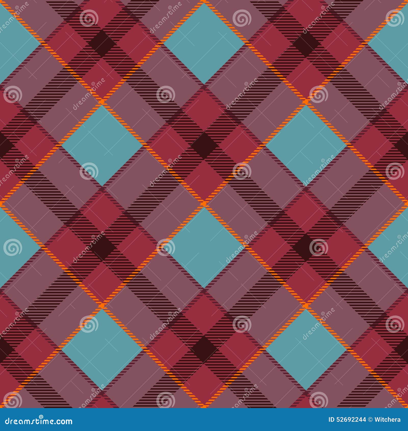 Seamless tartan pattern stock vector. Illustration of material - 52692244