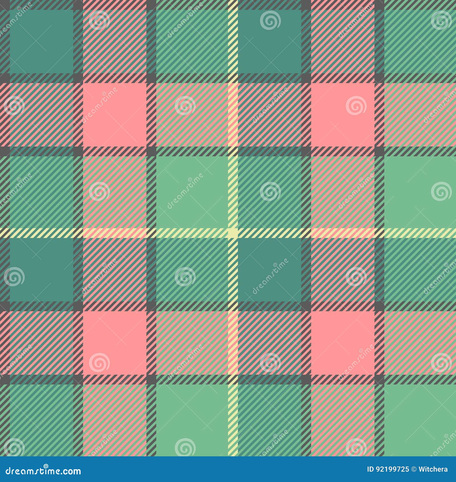 Seamless Tartan Vector Pattern Stock Vector - Illustration of ...