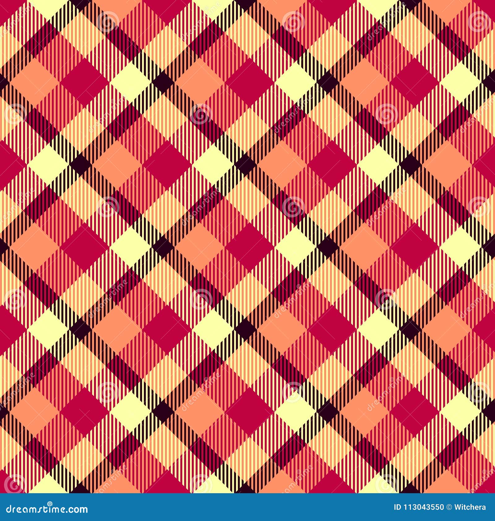 Seamless Tartan Vector Pattern Stock Vector - Illustration of irish ...