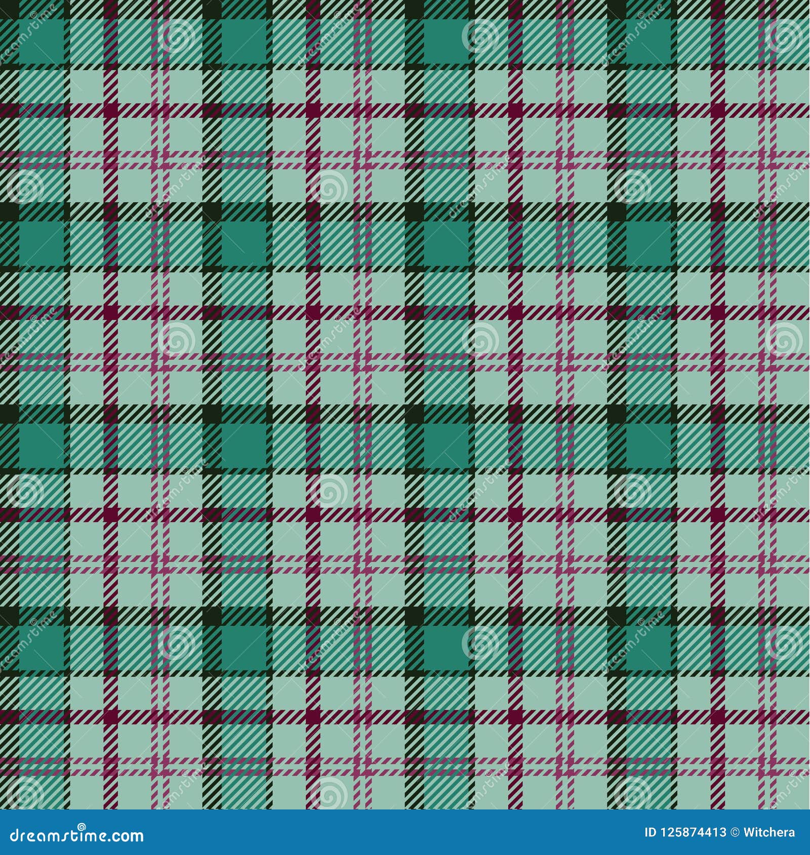 Seamless Tartan Vector Pattern Stock Vector - Illustration of cloth ...