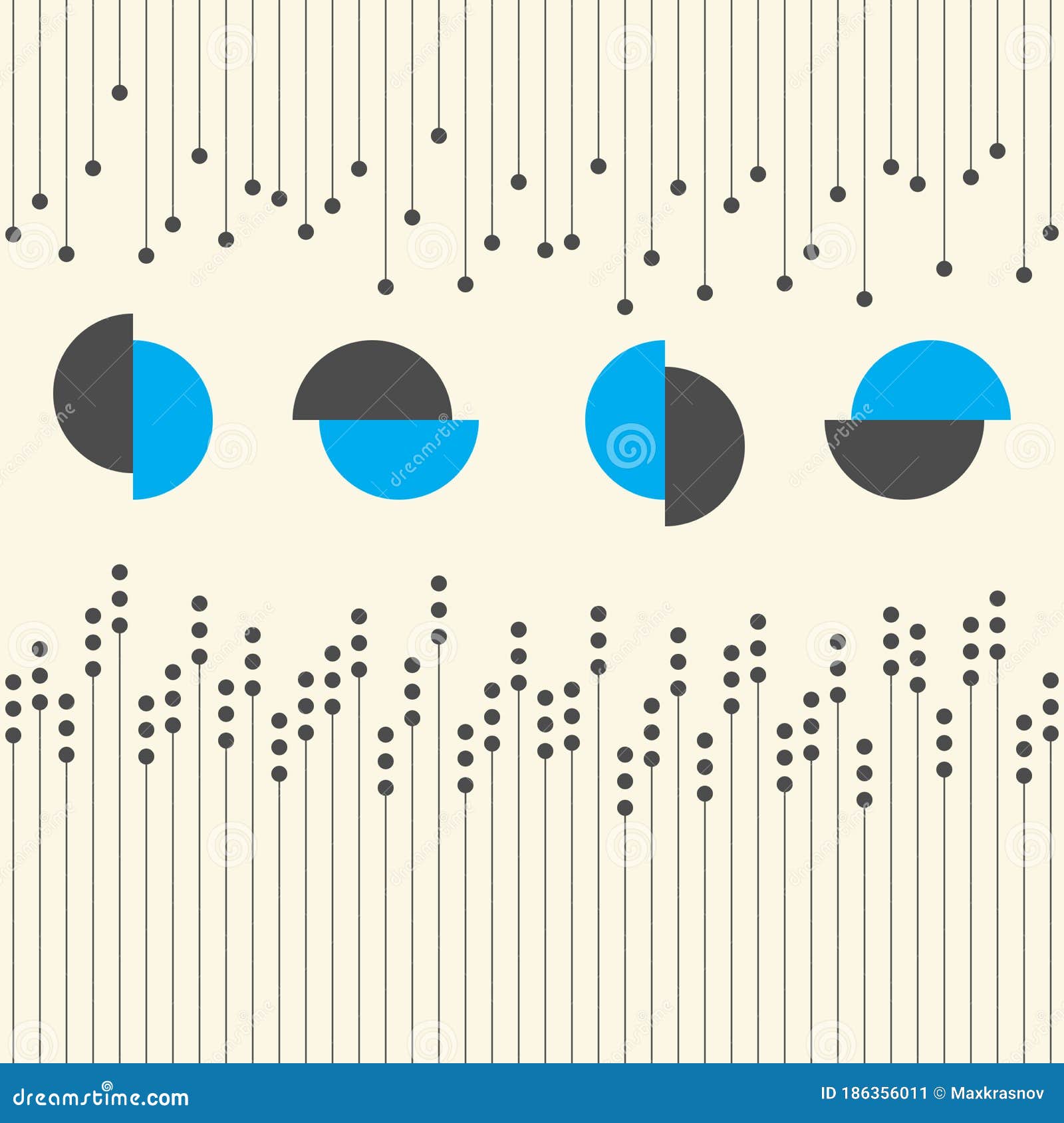 Seamless Technology Pattern. Minimal Geometric Background Stock Vector ...