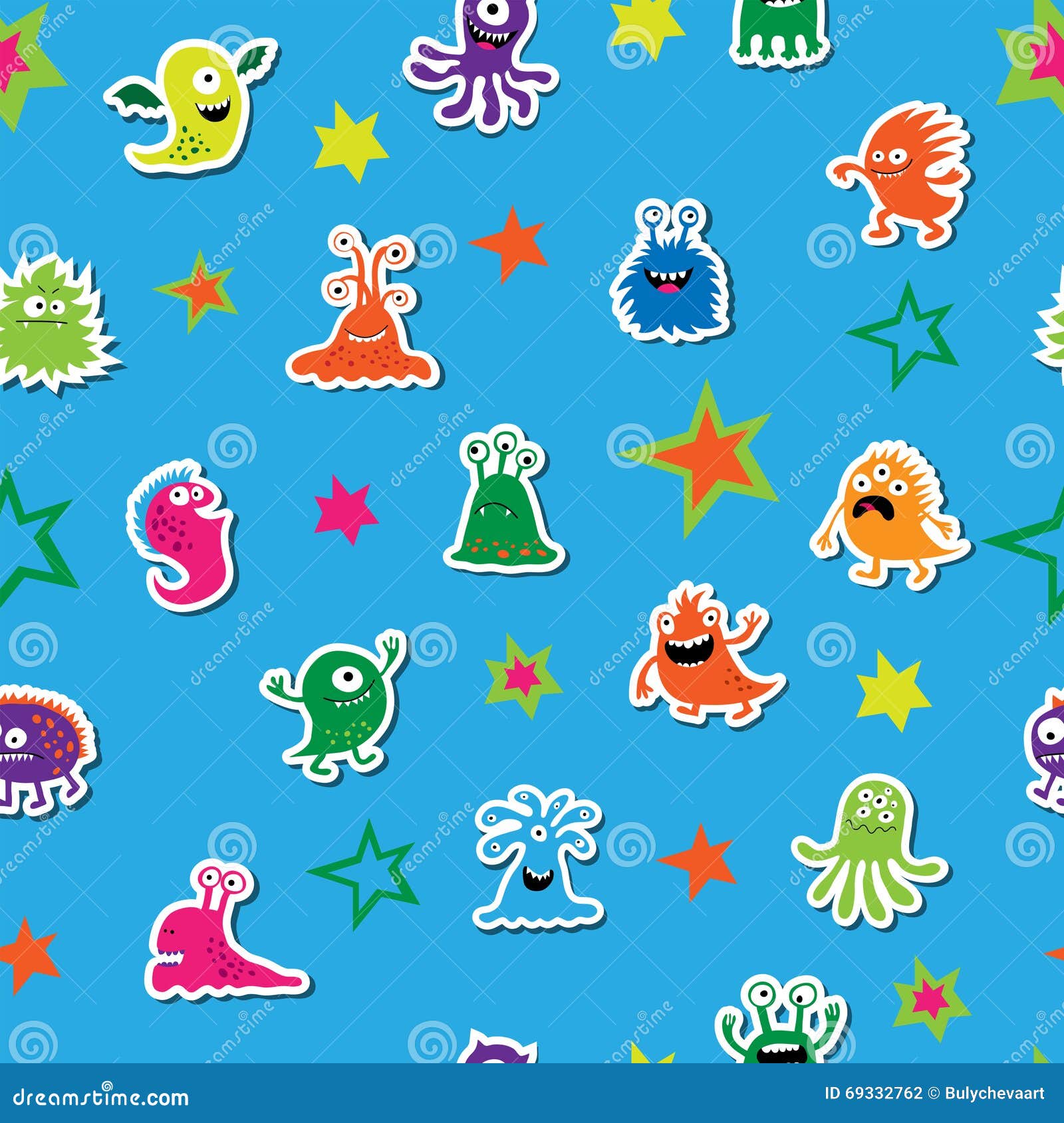Cute Aliens In Space Suits, Spaceship Crew Cartoon Characters, Vector ...