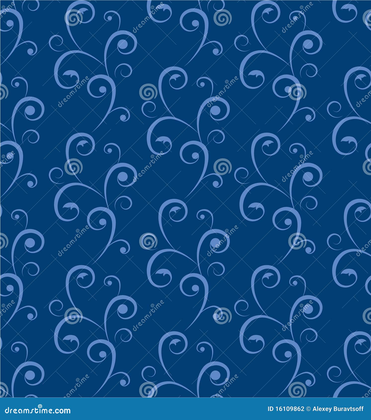 Seamless tendrils stock vector. Illustration of floral - 16109862