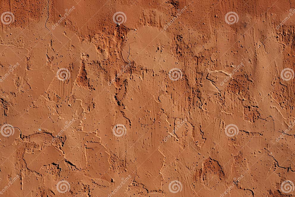 Seamless Terracotta Wall Texture Pattern Stock Illustration ...
