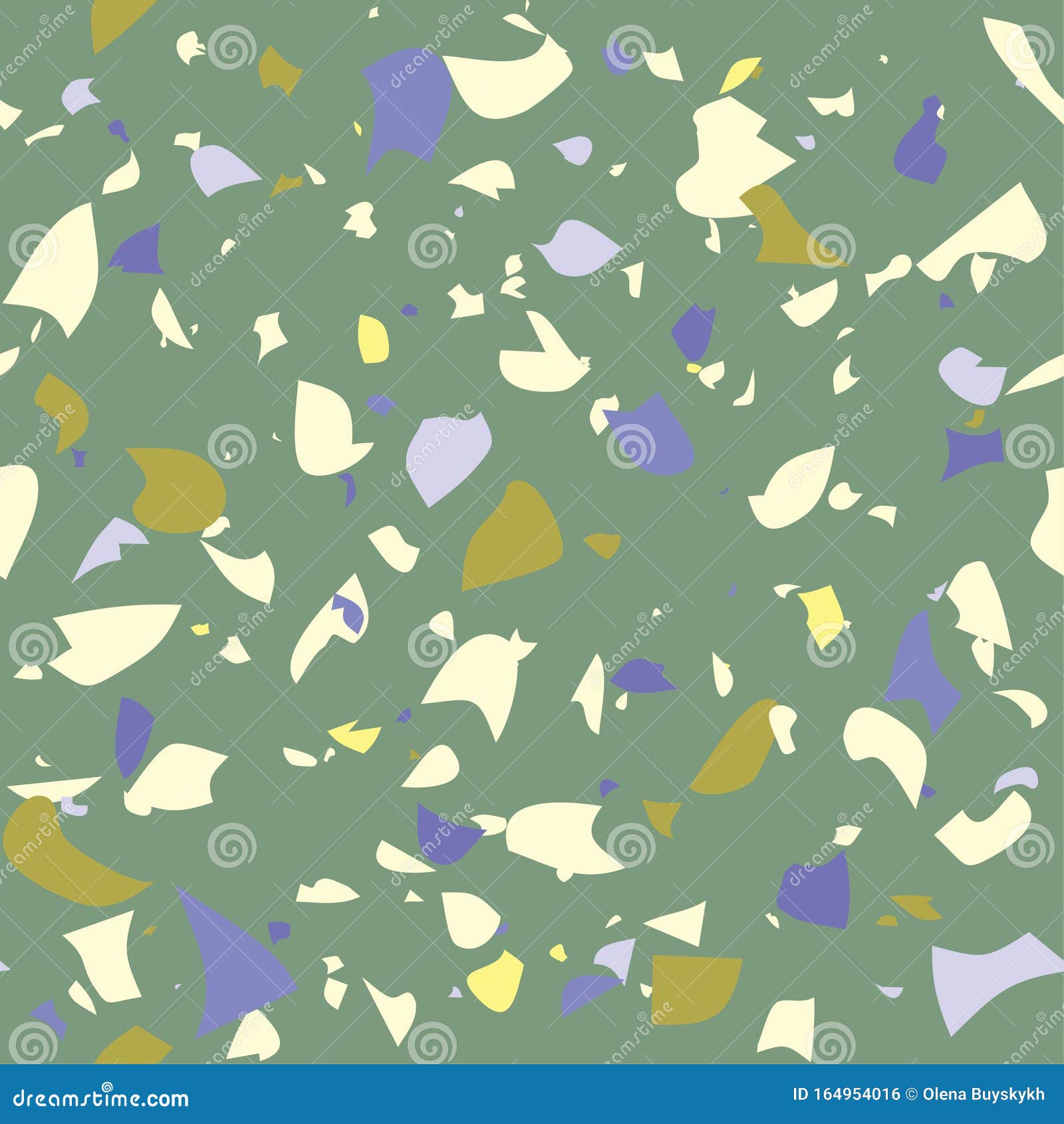 Seamless terrazzo pattern stock illustration. Illustration of terazzo ...