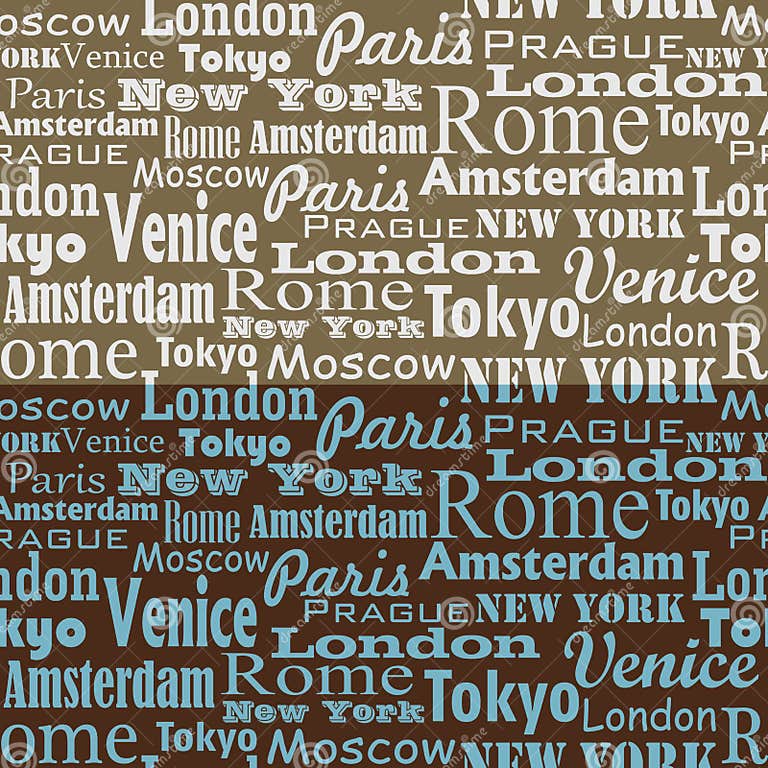 Seamless text pattern stock vector. Illustration of europe - 41410212