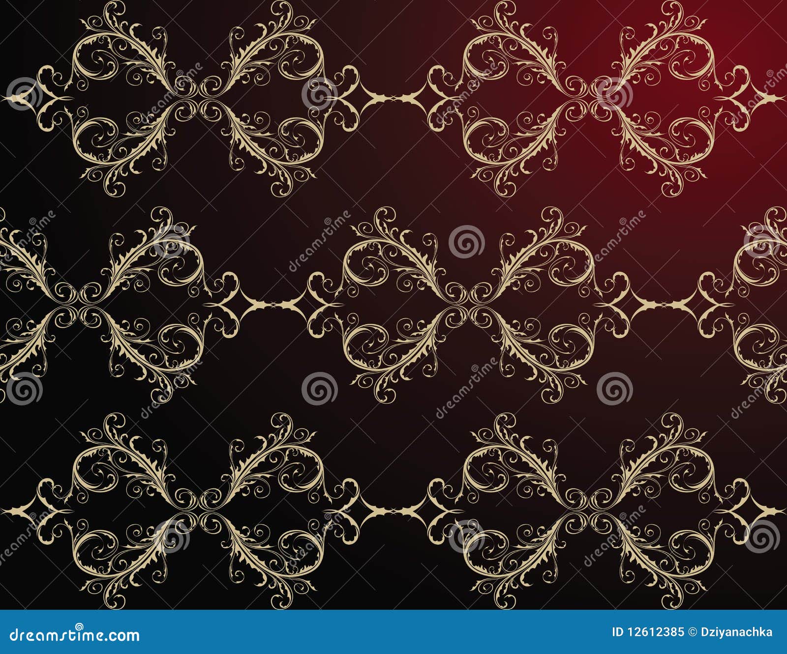Seamless texture stock vector. Illustration of antique - 12612385