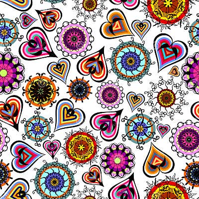 Seamless texture stock vector. Illustration of married - 13635962