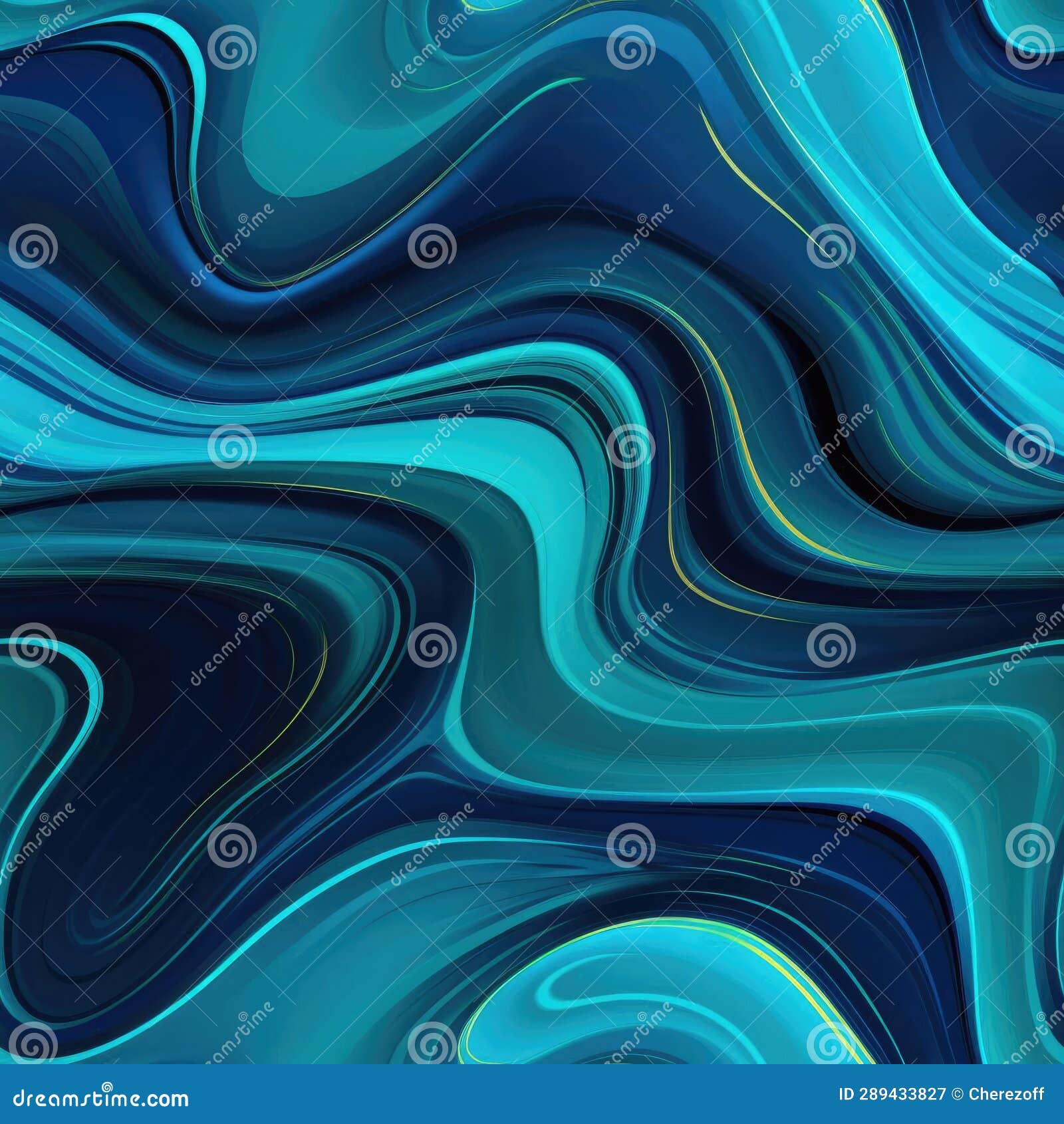 Seamless Texture. Blue Waves Stock Illustration - Illustration of ...