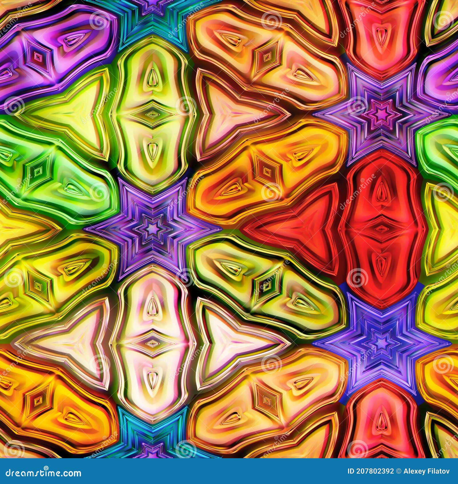 Seamless Texture of Abstract Bright Shiny Colorful Stock Illustration ...