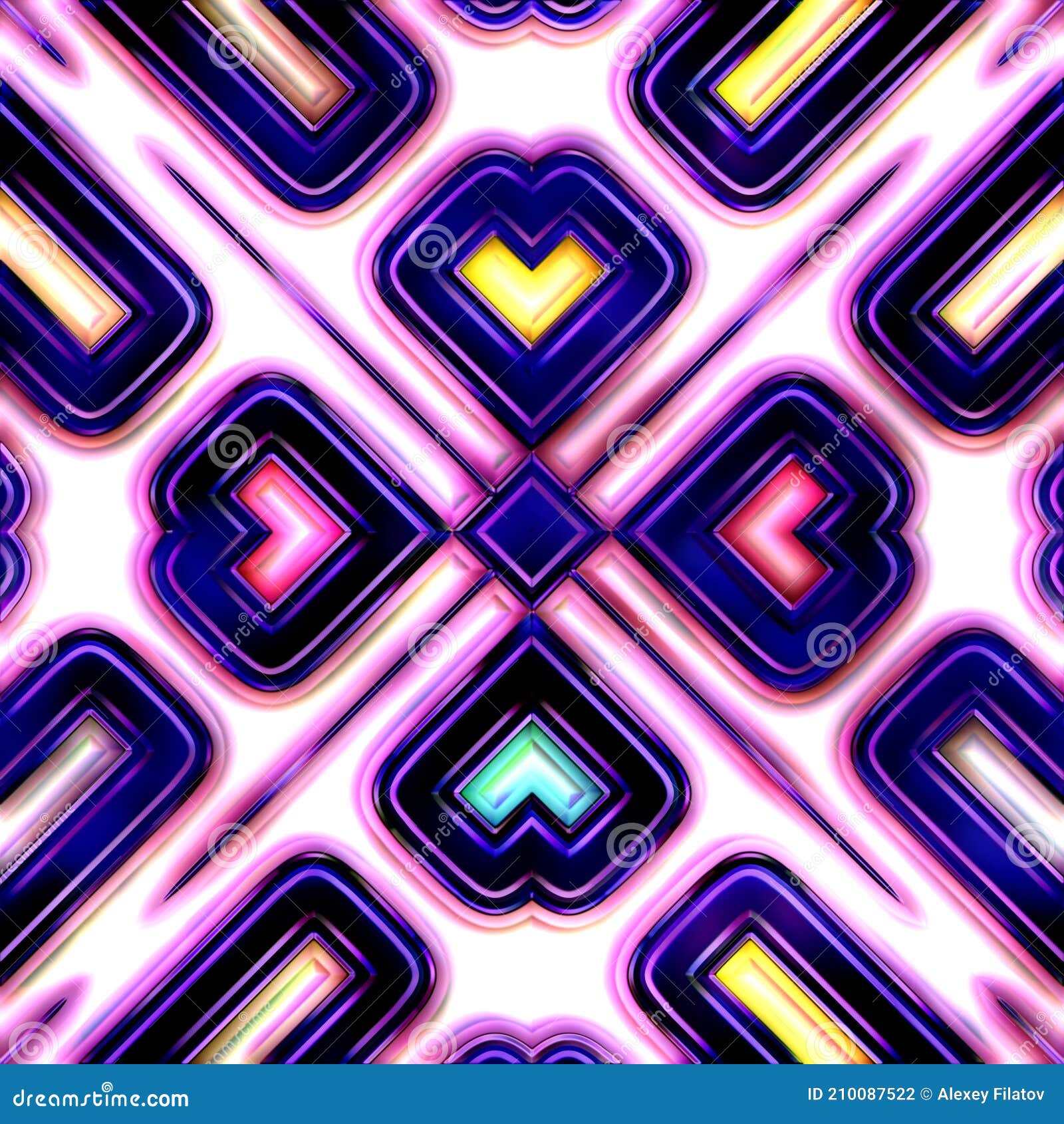 Seamless Texture of Abstract Bright Shiny Colorful Stock Illustration ...