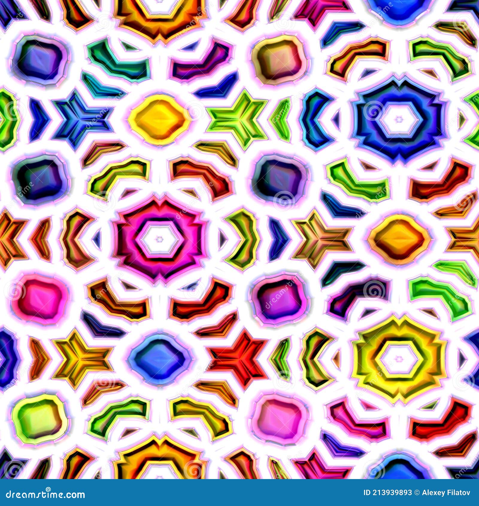 Seamless Texture of Abstract Bright Shiny Colorful Stock Illustration ...