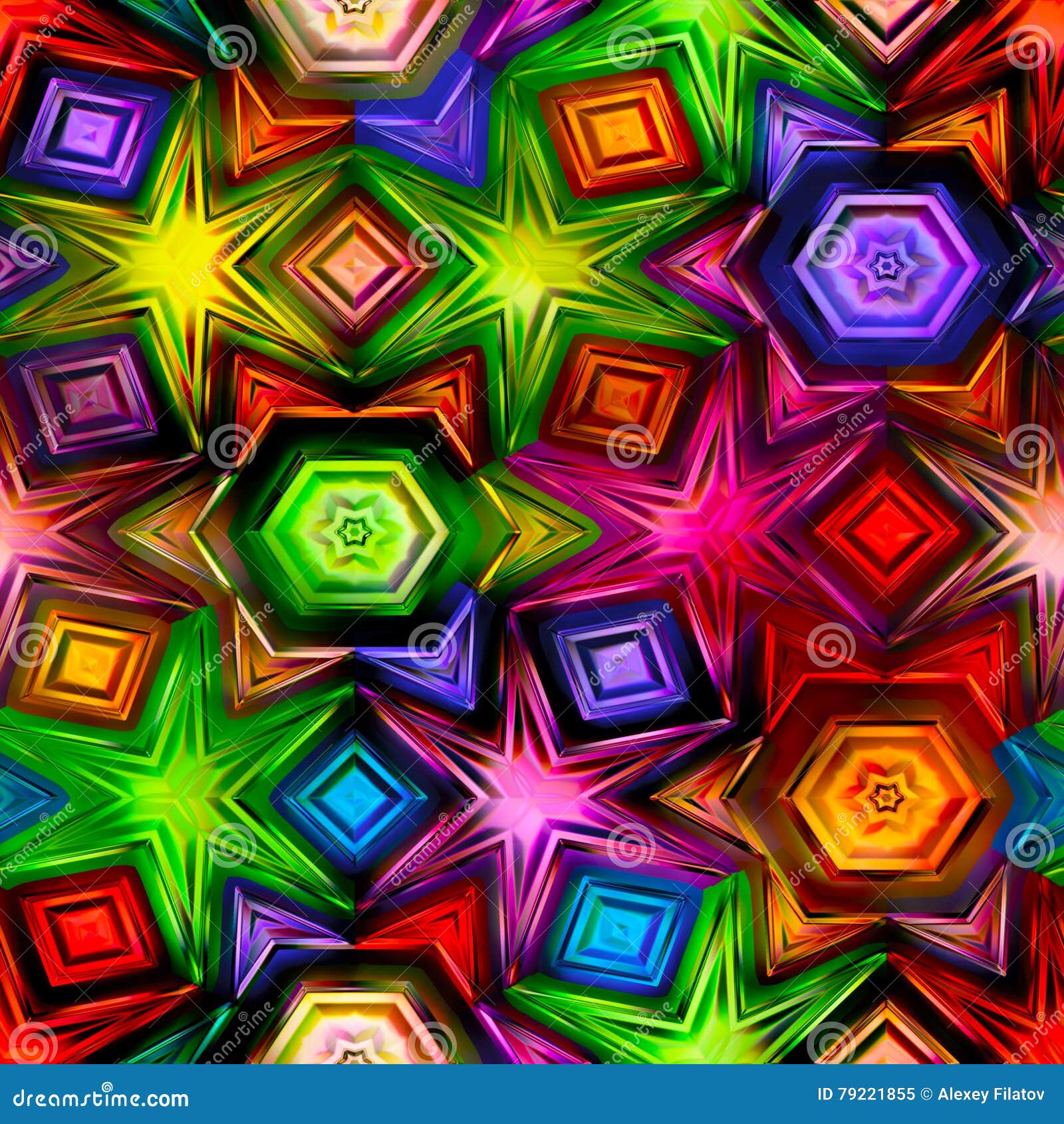Seamless Texture of Abstract Bright Shiny Colorful Stock Illustration ...