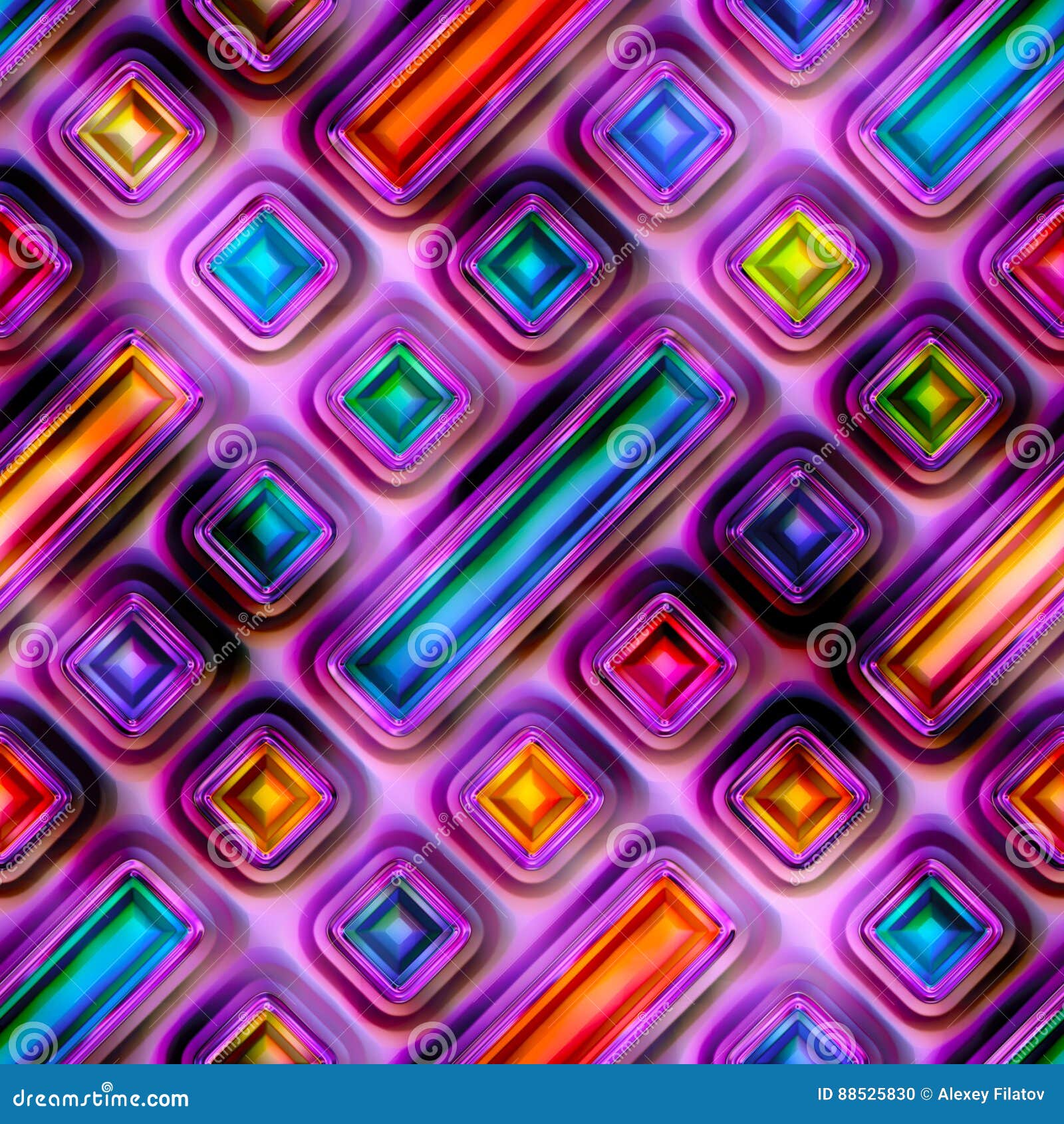 Seamless Texture of Abstract Bright Shiny Colorful Stock Illustration ...