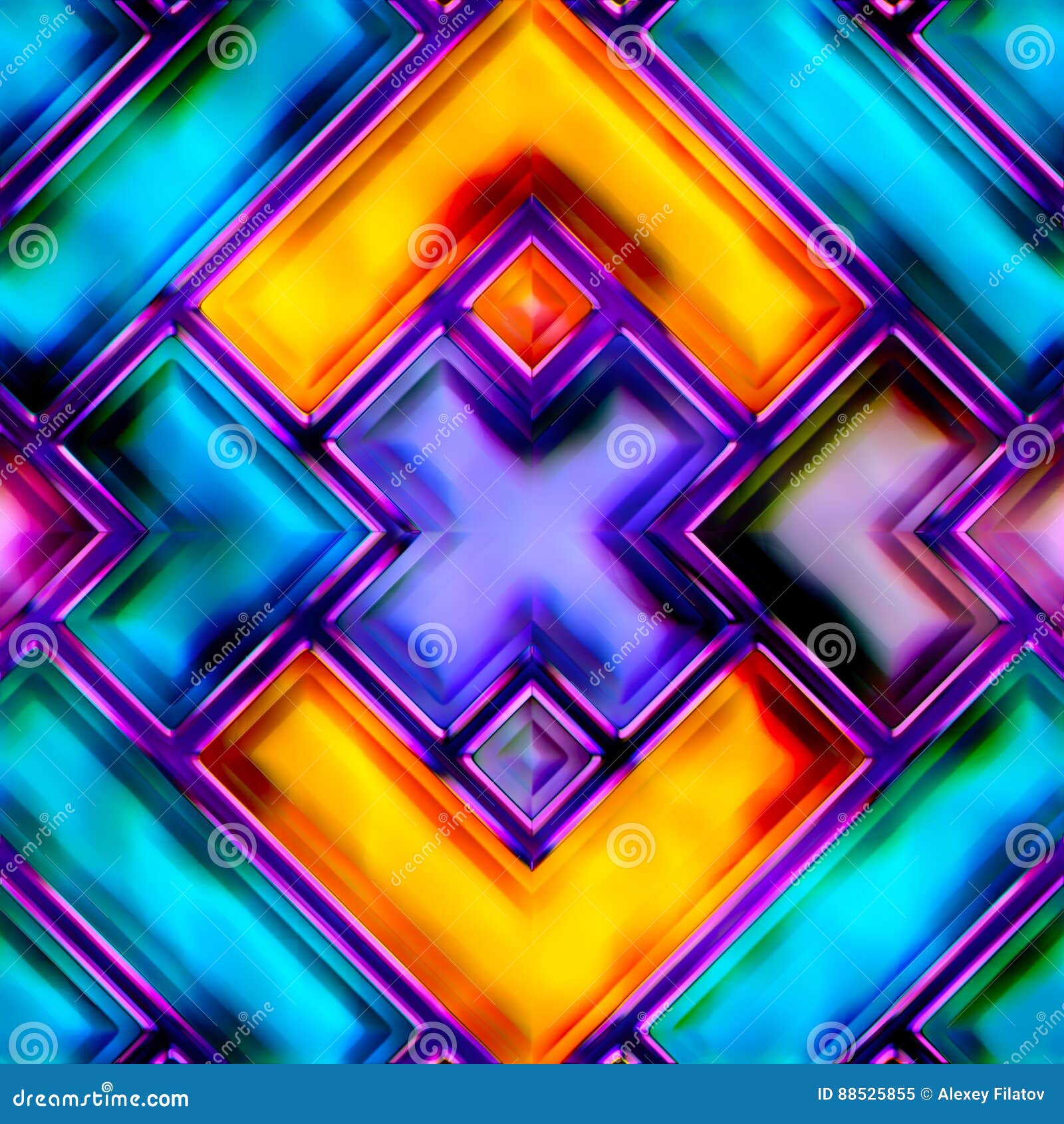 Seamless Texture of Abstract Bright Shiny Colorful Stock Illustration ...