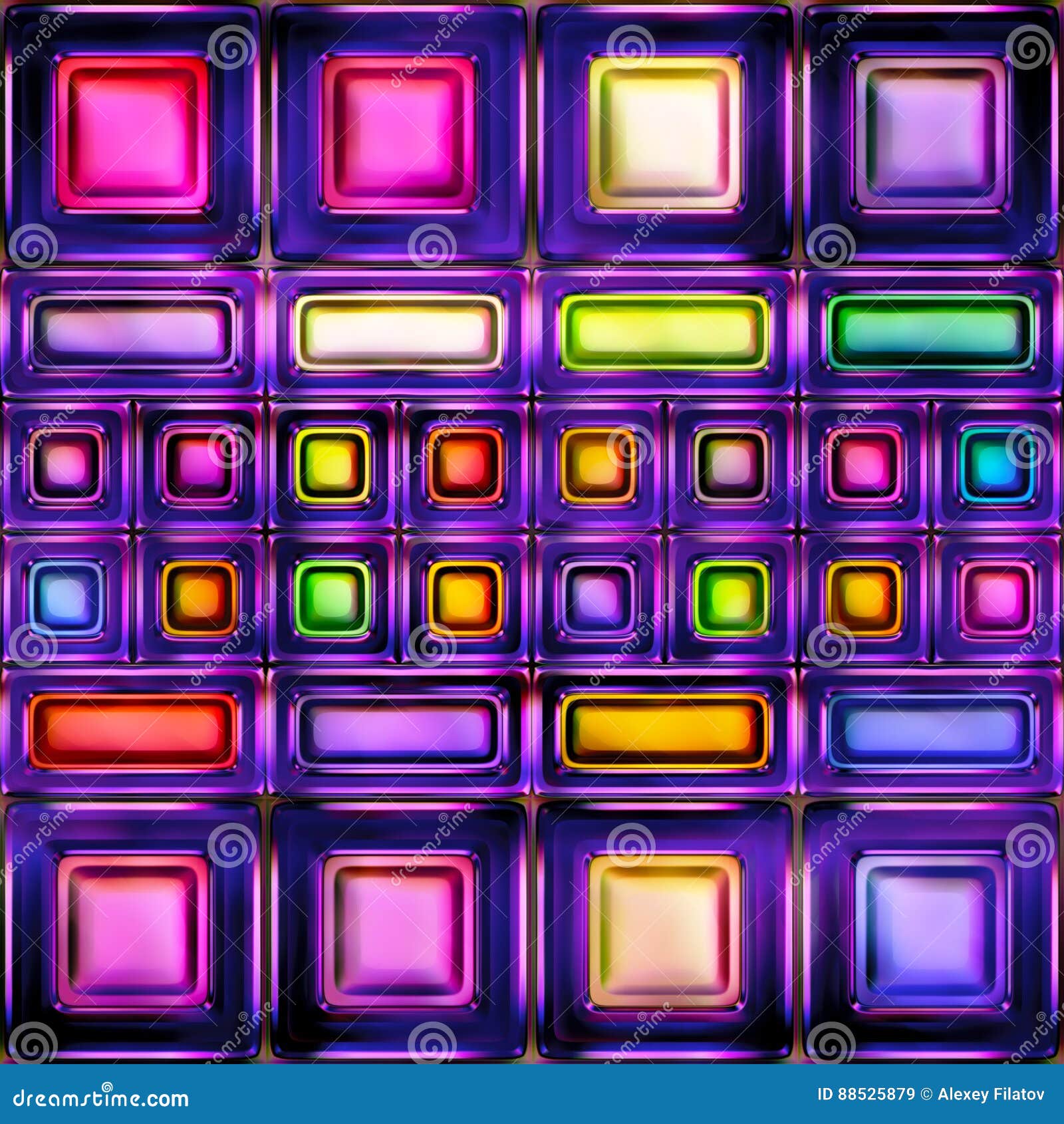 Seamless Texture of Abstract Bright Shiny Colorful Stock Illustration ...