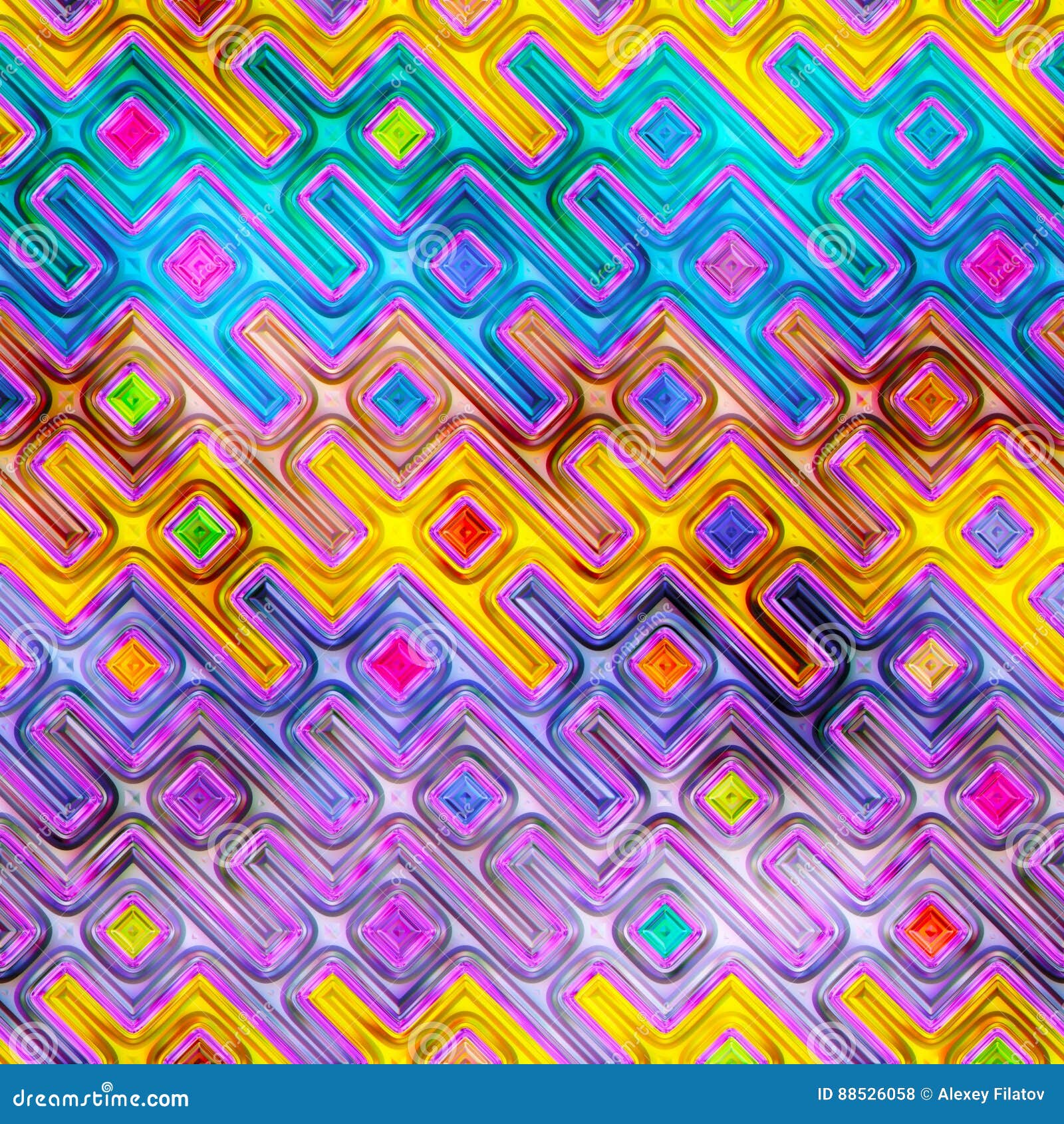 Seamless Texture of Abstract Bright Shiny Colorful Stock Illustration ...