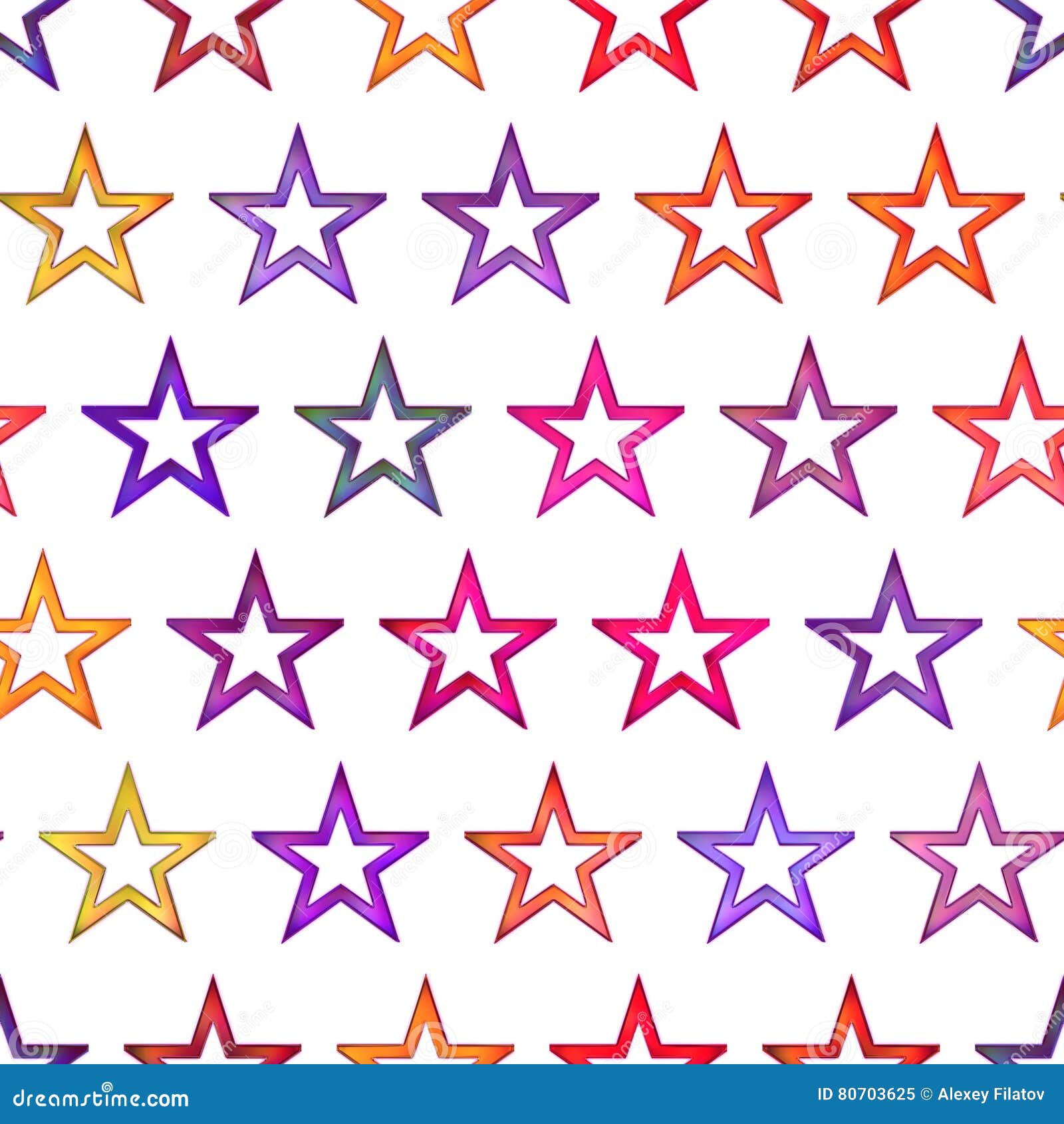 Seamless Texture of Abstract Bright Shiny Colorful Stars Stock ...