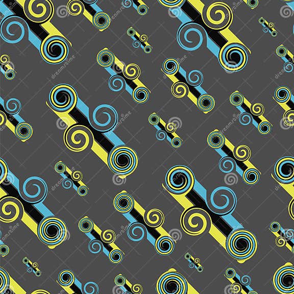 Seamless Texture with Abstract Elements Stock Vector - Illustration of ...