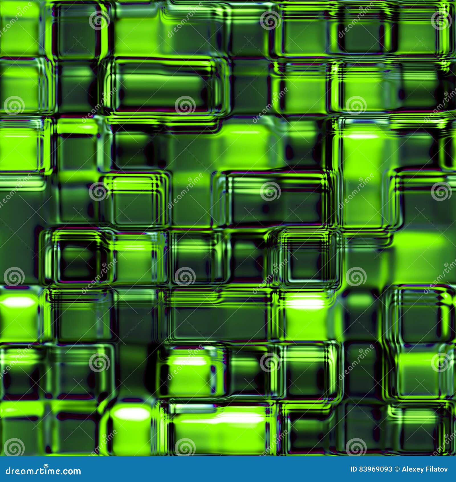 Seamless Texture Abstract Green Squares Stock Illustration ...