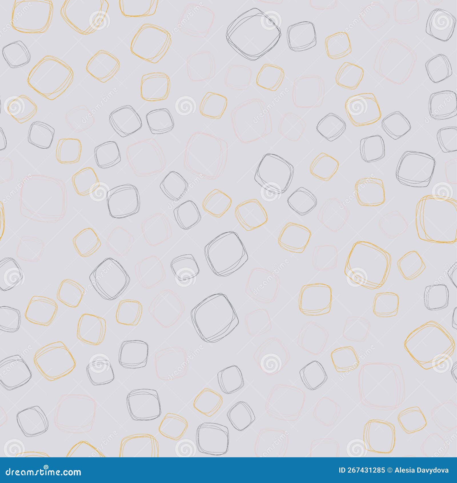 Seamless Texture with Abstract Rings on a Gray Background. Geometric ...