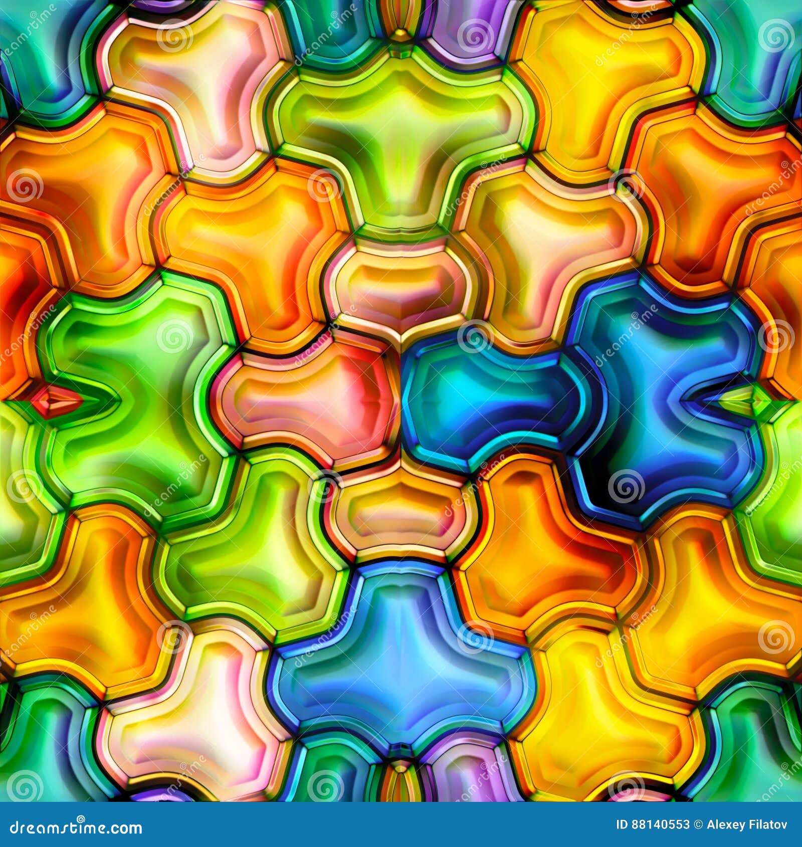 Seamless Texture Abstract Shiny Colorful Background Stock Illustration ...