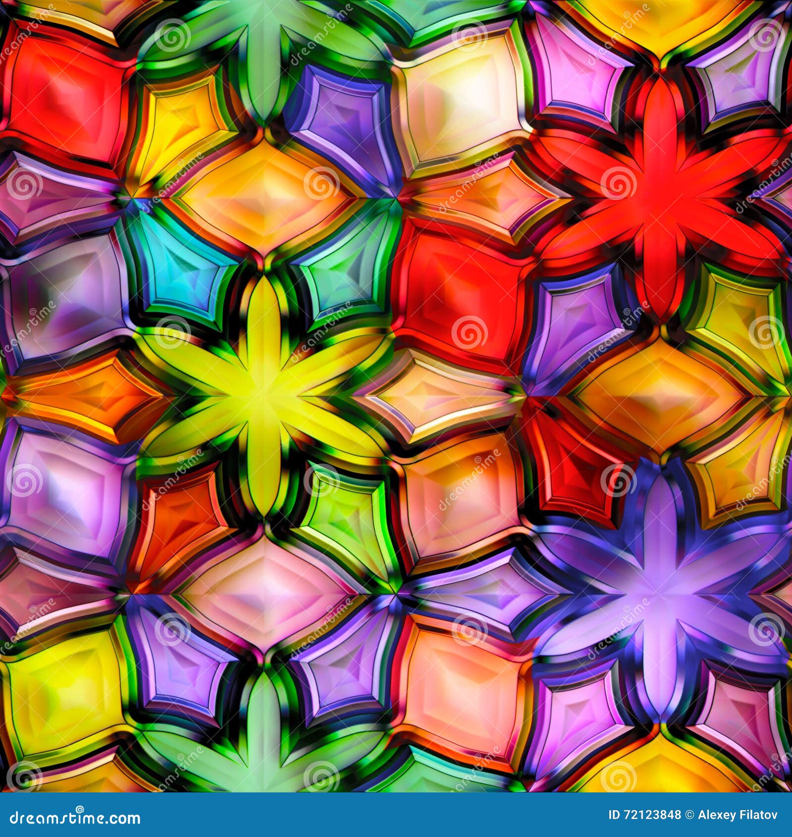 Seamless Texture Abstract Shiny Colorful Background 3D Illustration ...