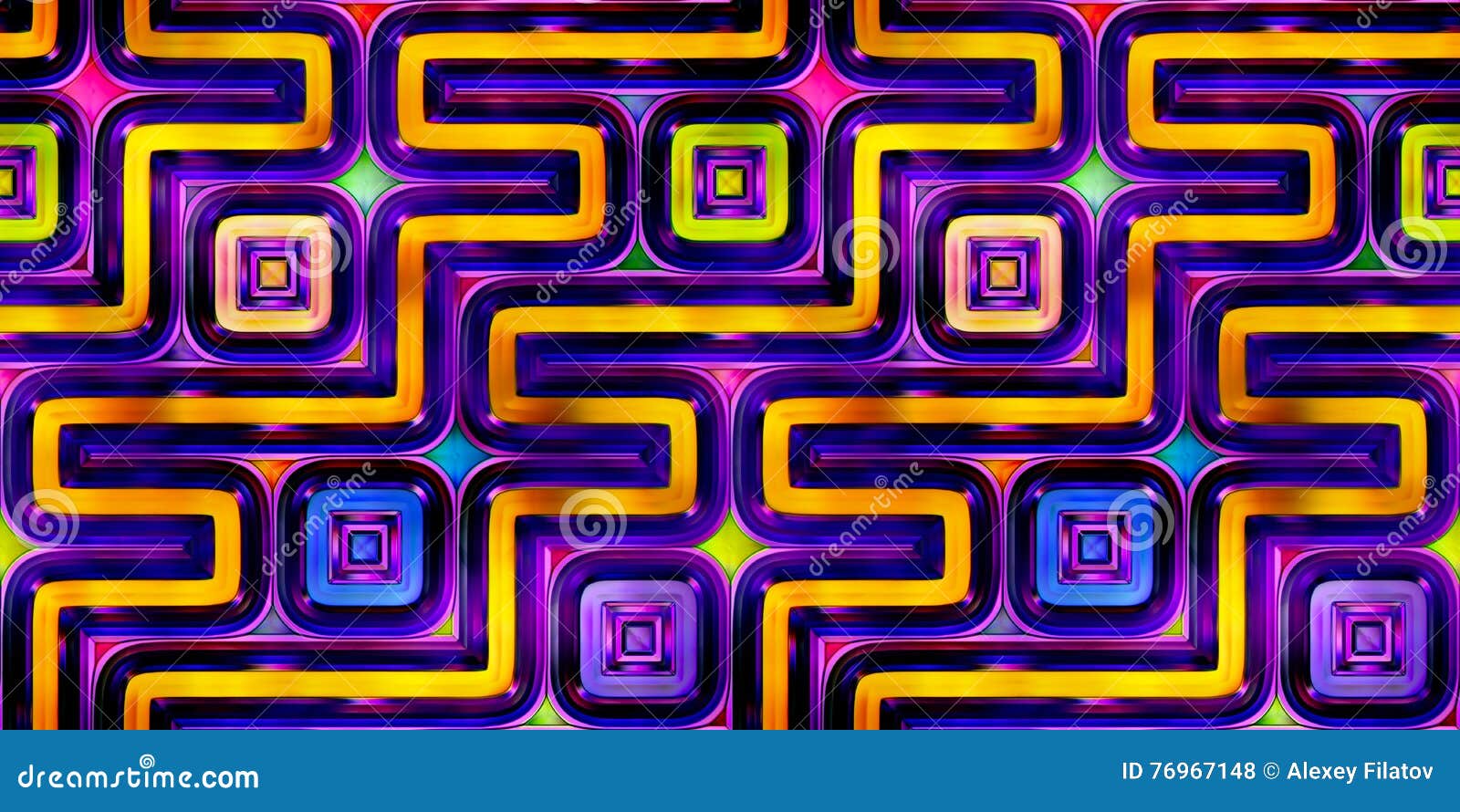Seamless Texture Abstract Shiny Colorful Background 3D Illustration ...