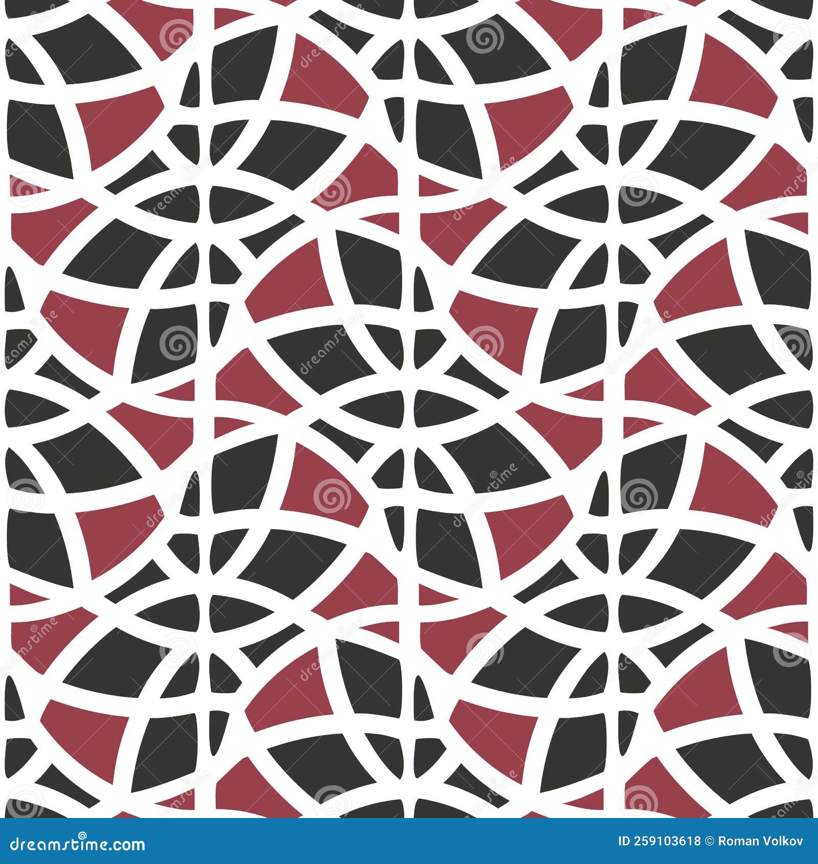 Vector Asian Mosaic Geometric Pattern Stock Vector - Illustration of ...
