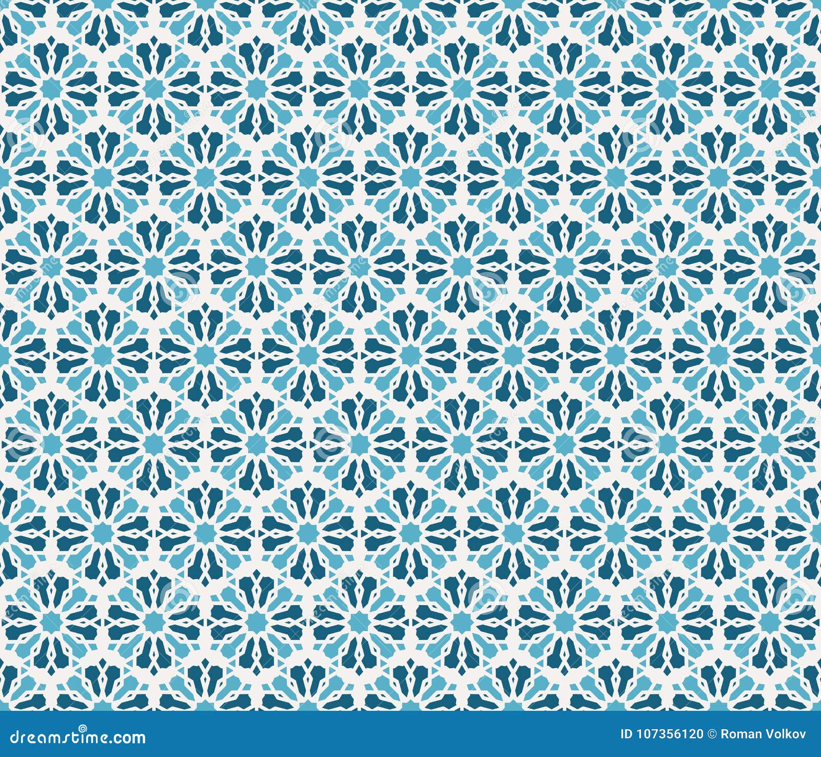Vector Hexagonal Geometric Pattern Stock Vector - Illustration of ...