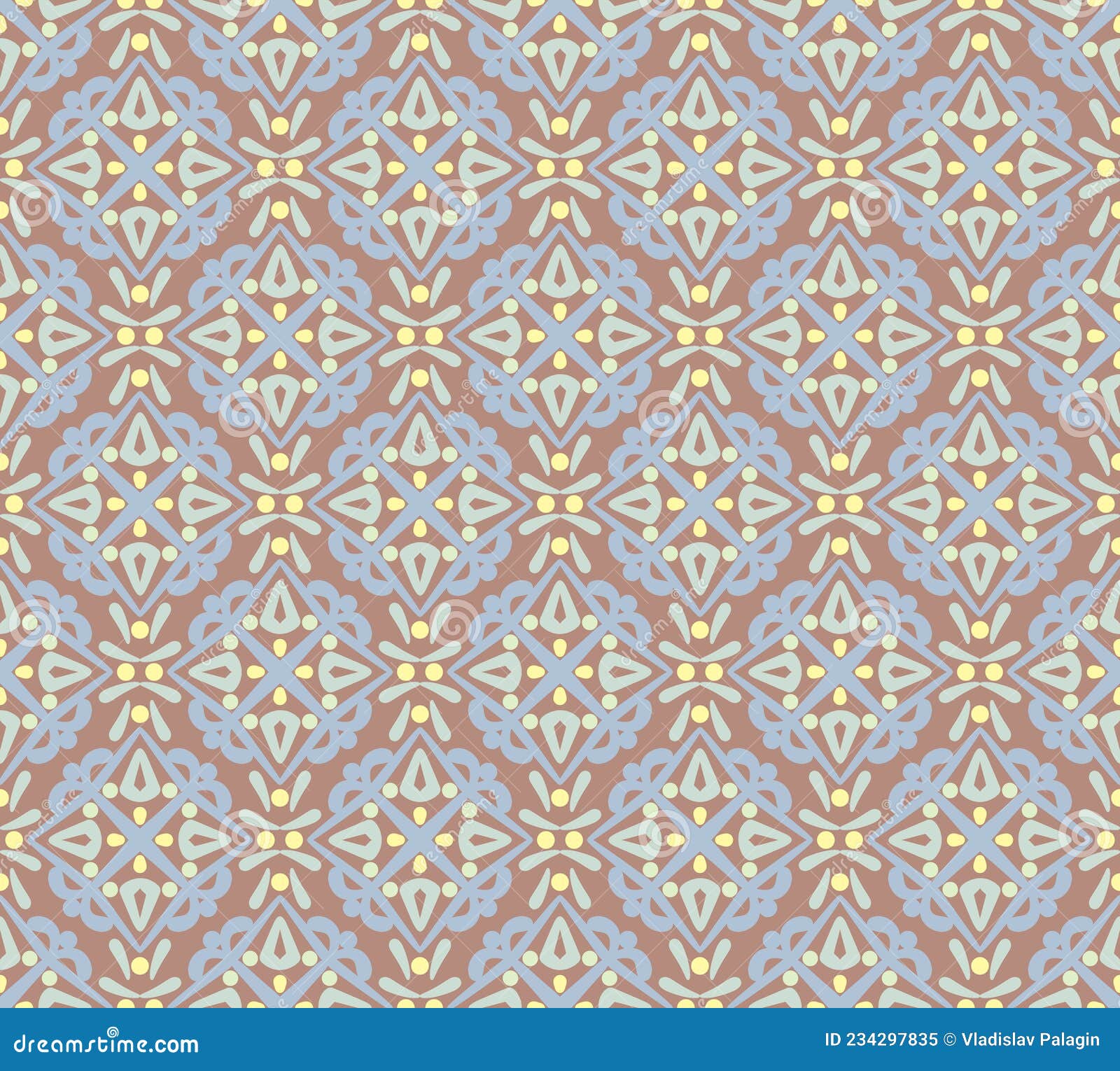 Seamless Texture with Arabic Ornament Stock Vector - Illustration of ...