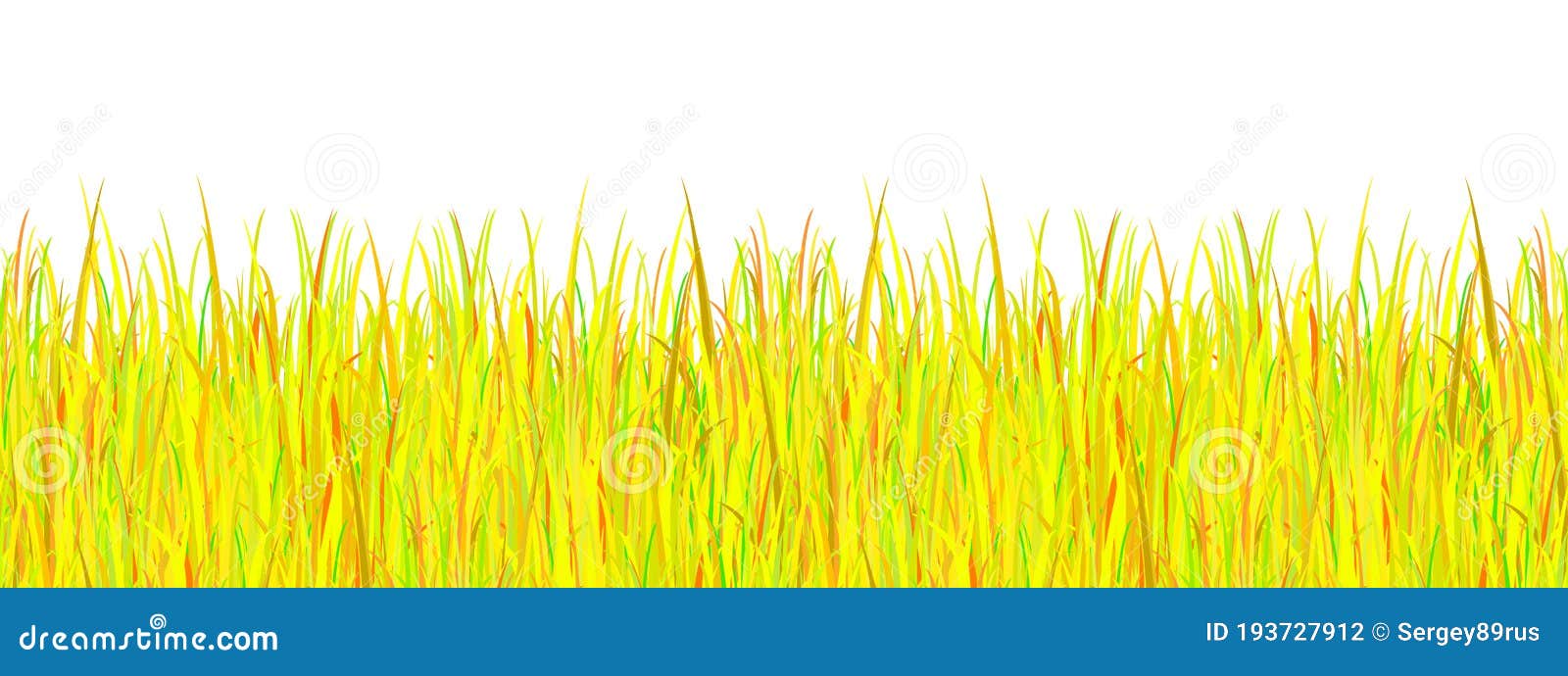 Seamless Texture Autumn the Grass. Vector Illustration. Stock Vector ...