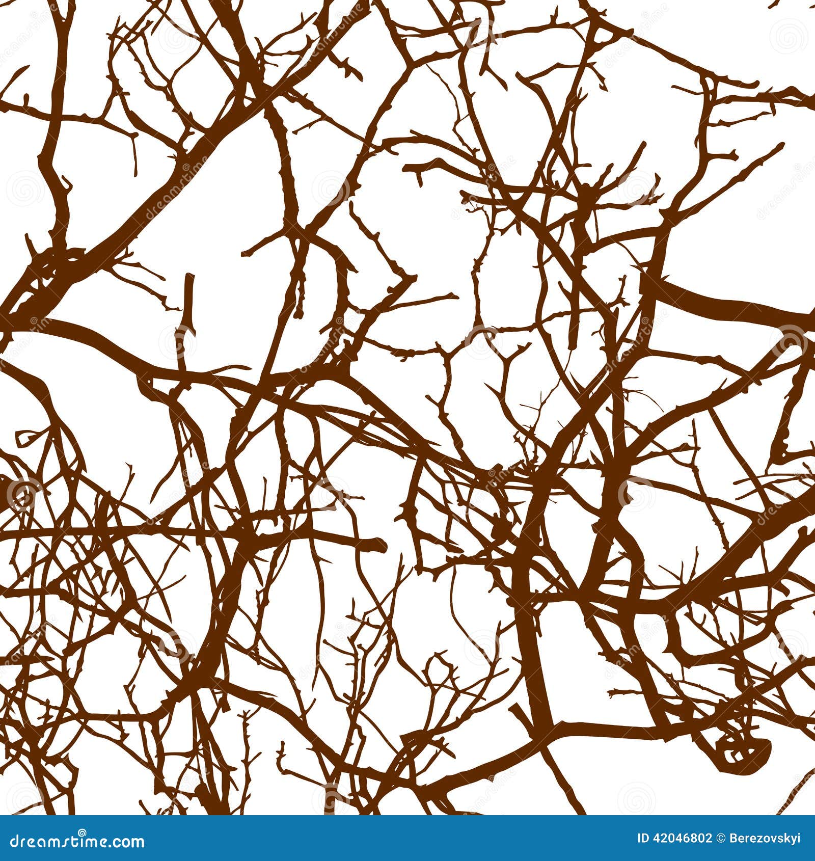 Seamless Texture with Autumn Trees. EPS 10 Vector Stock Vector ...