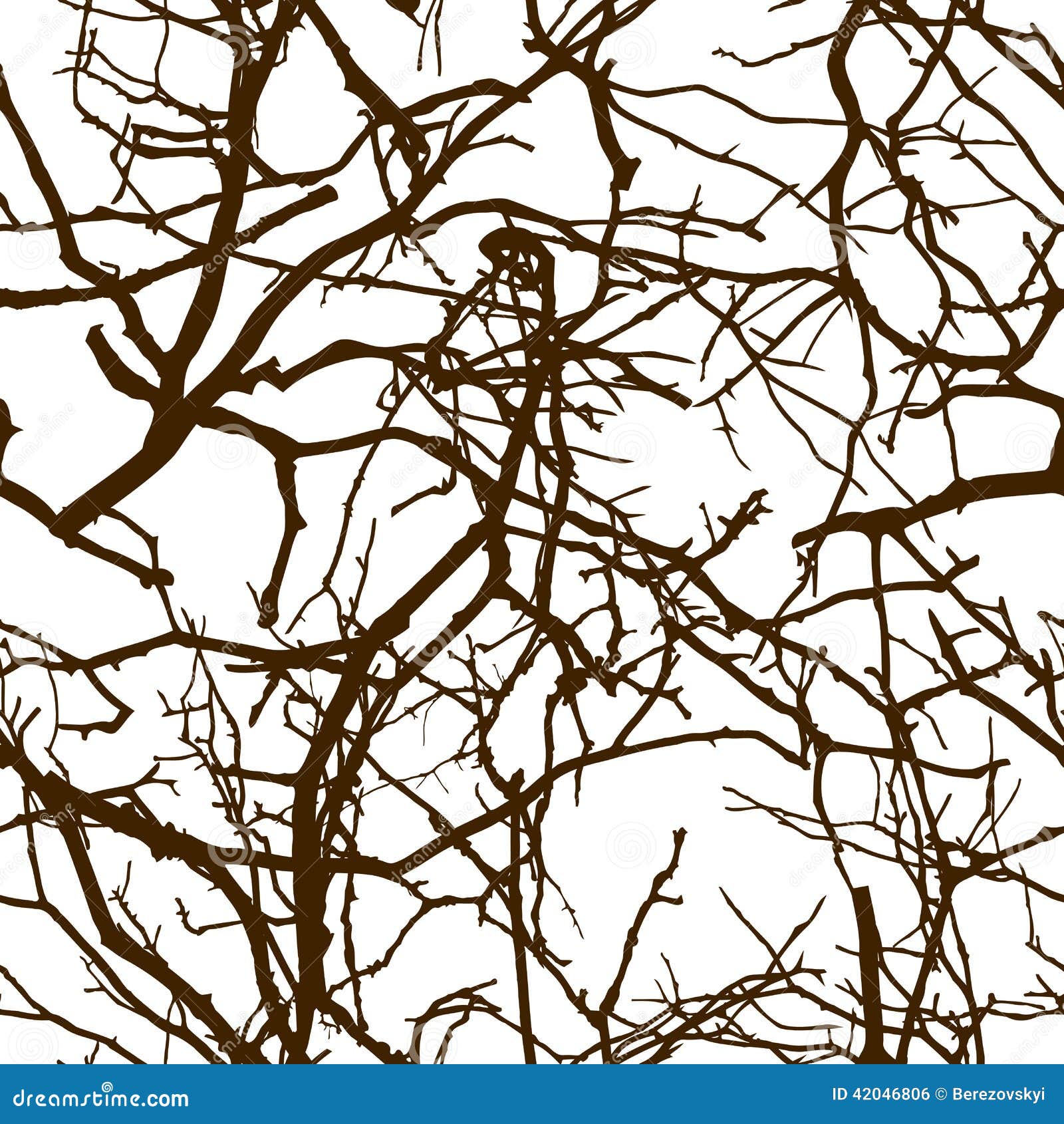 Seamless Texture with Autumn Trees. EPS 10 Vector Stock Vector ...