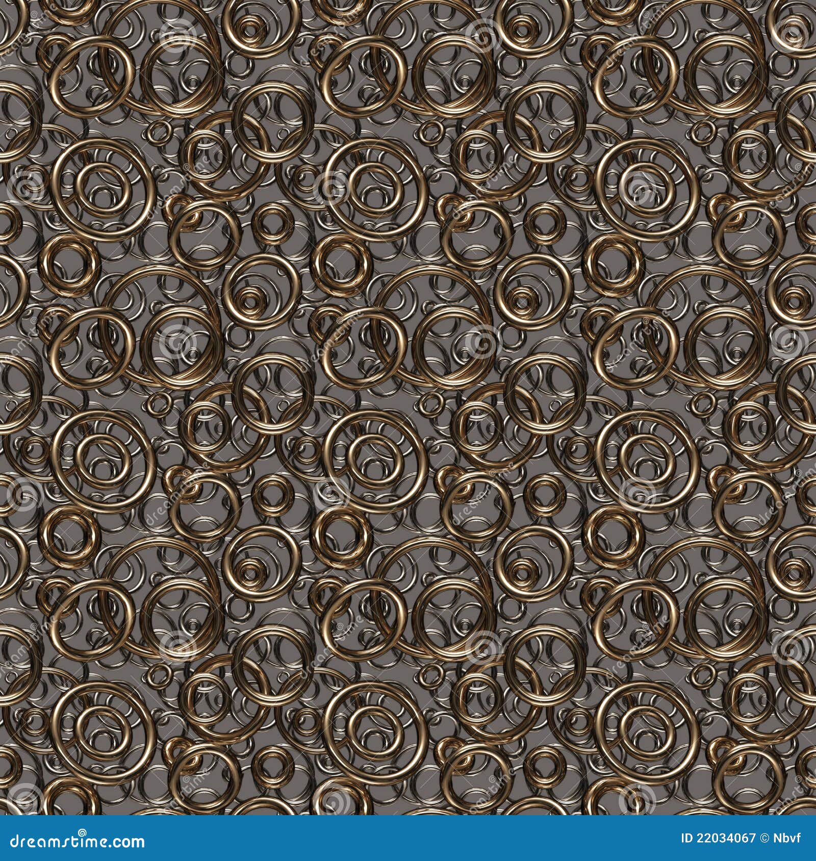 Seamless Texture/background Made of Rings Stock Illustration ...