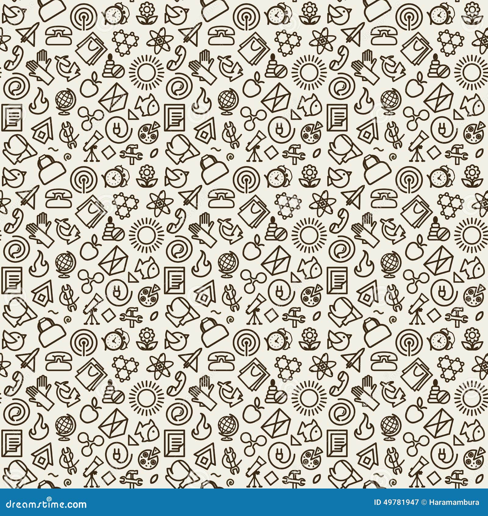 Seamless Texture with Badges Stock Vector - Illustration of internet ...