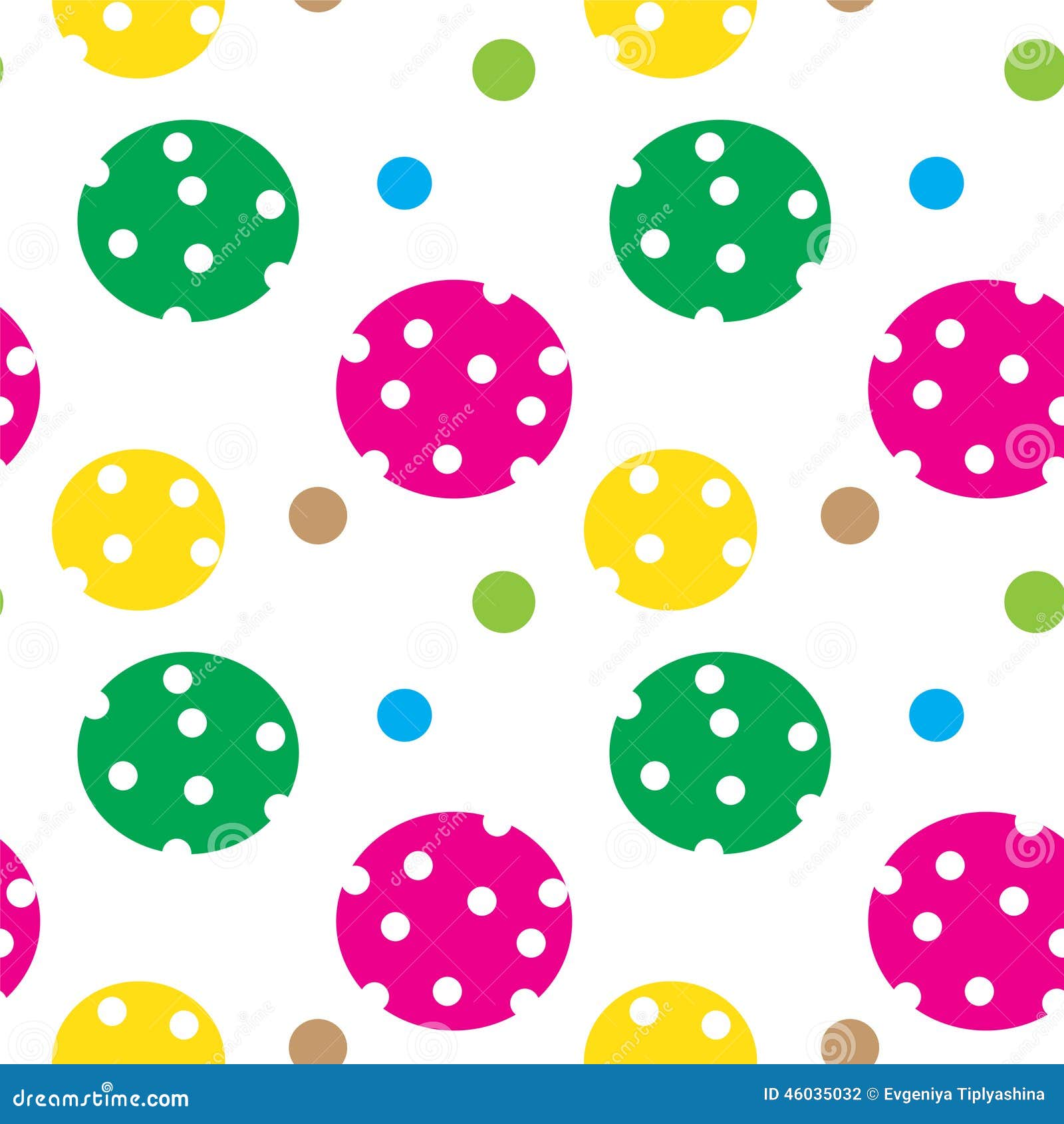 Seamless Texture with Balls Stock Vector - Illustration of pattern ...
