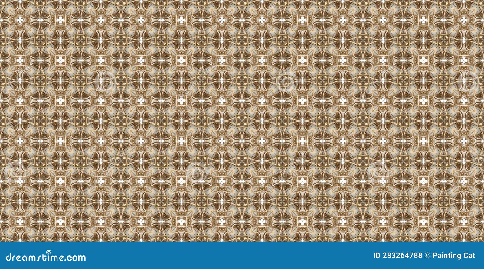 Seamless Texture of Beige Fabric with Abstract Pattern for Background ...