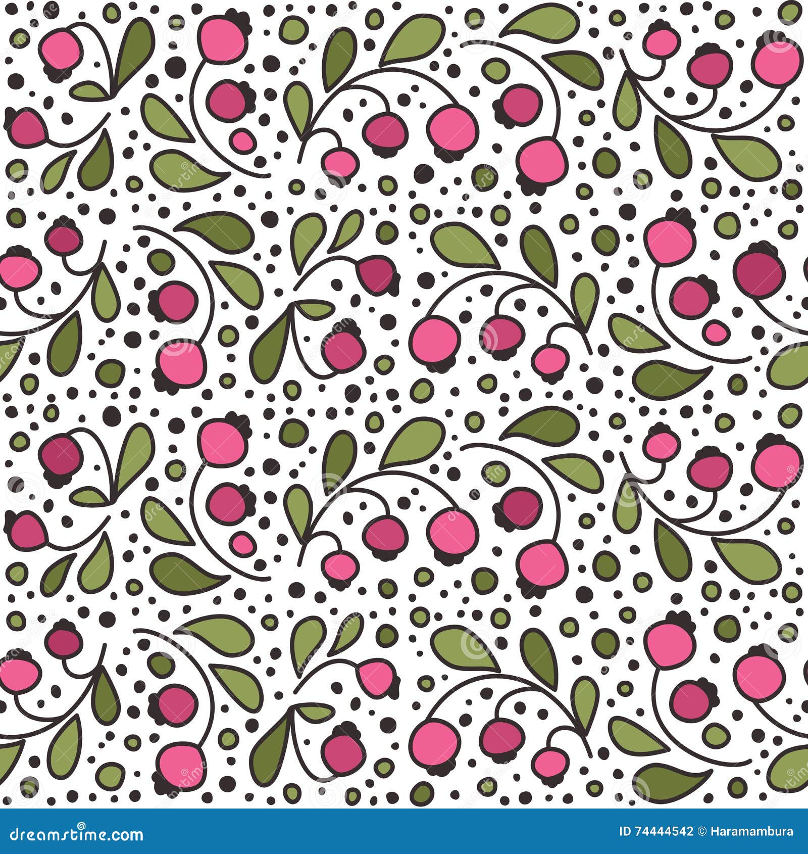 Seamless Texture with Berries. Stock Vector - Illustration of stuffing ...