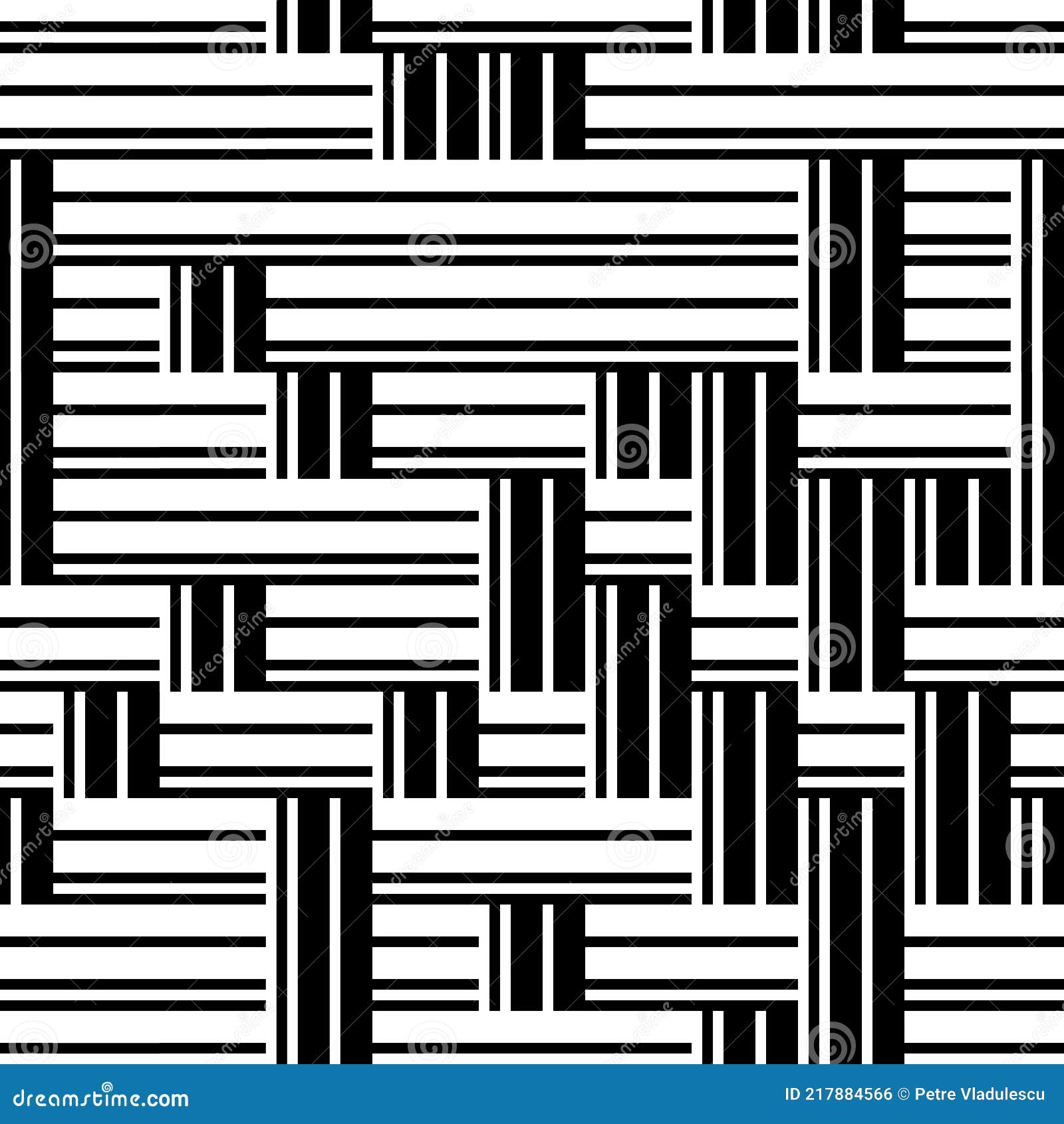 1735 Seamless Texture with Black Bands, Modern Stylish Image. Stock ...