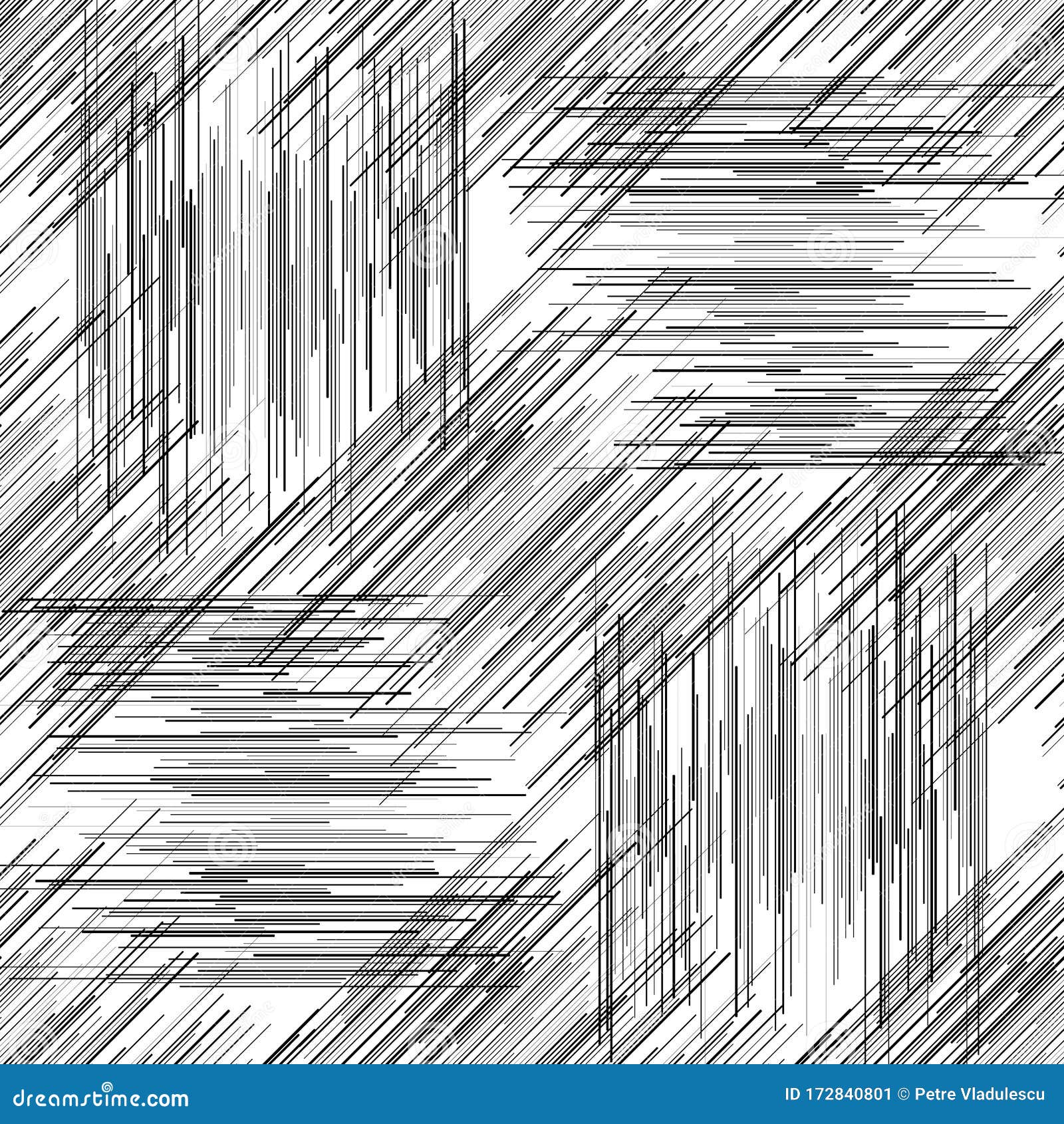 Seamless Texture with Black Lines (2), Modern Stylish Image. Stock ...