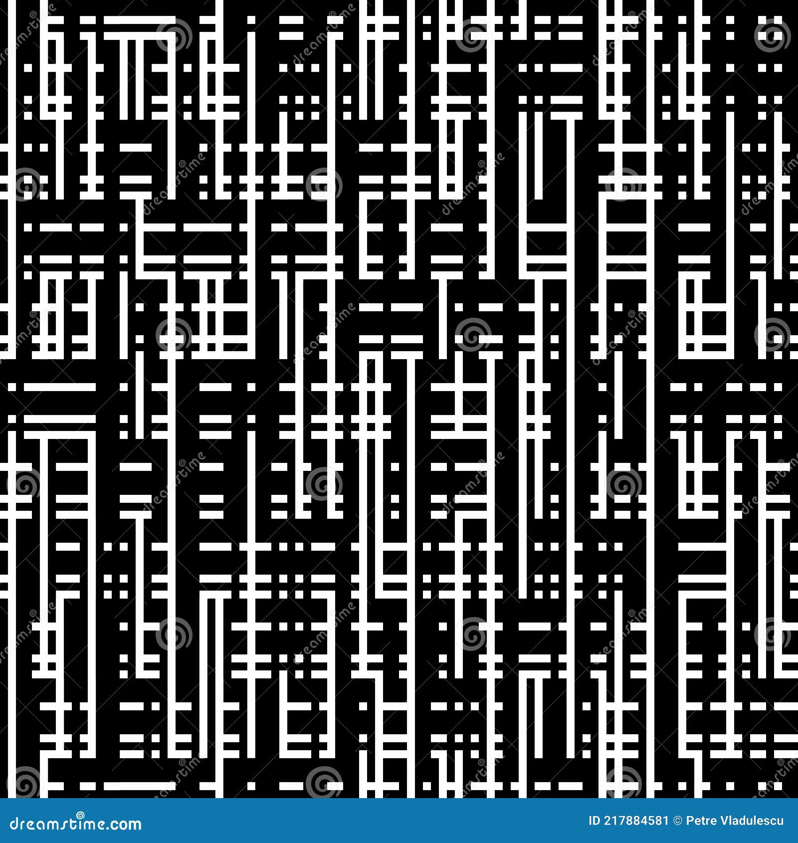 1744 Seamless Texture with Black Lines, Modern Stylish Image. Stock ...