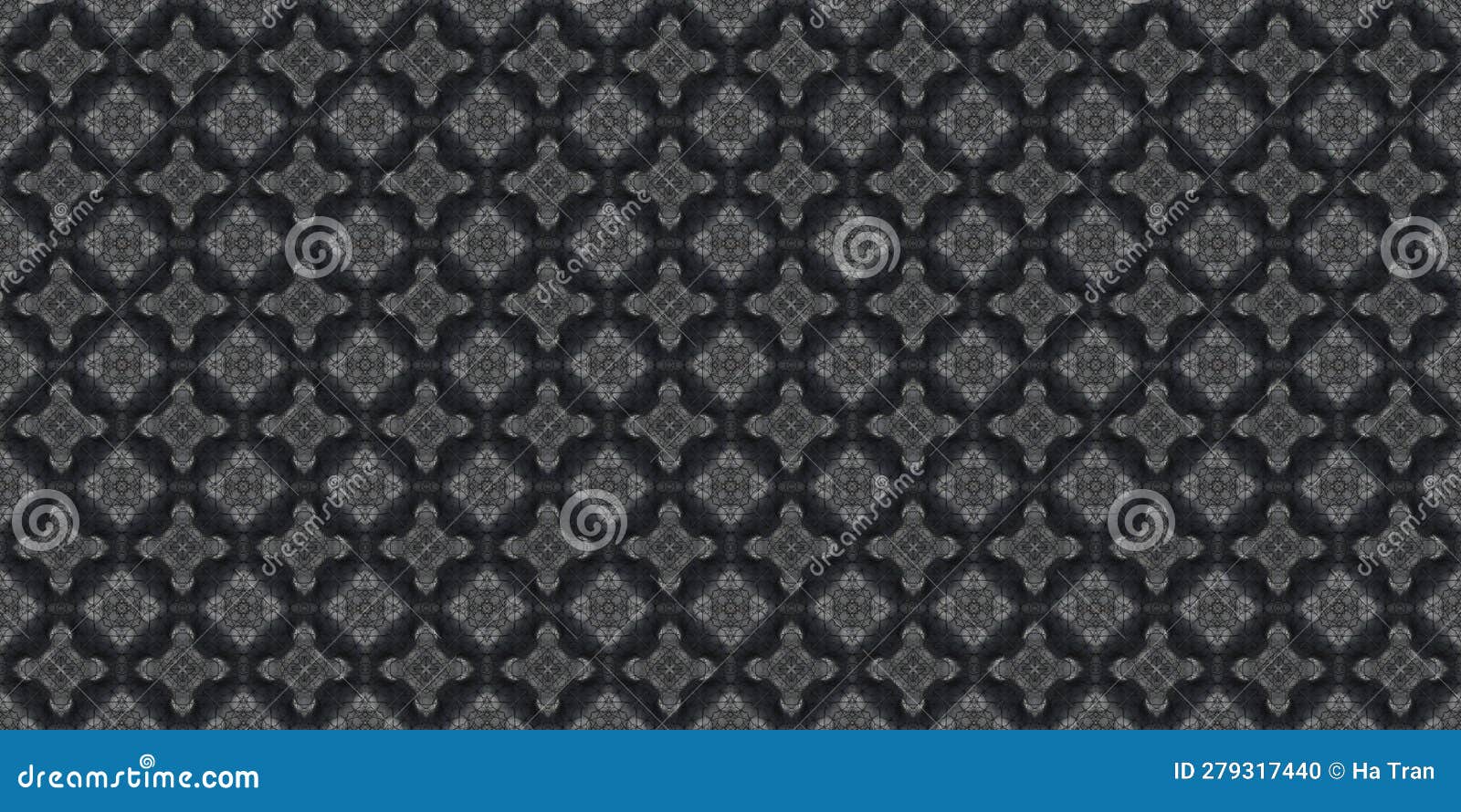 Seamless Texture of Black Metal with a Pattern of Rhombuses Stock ...