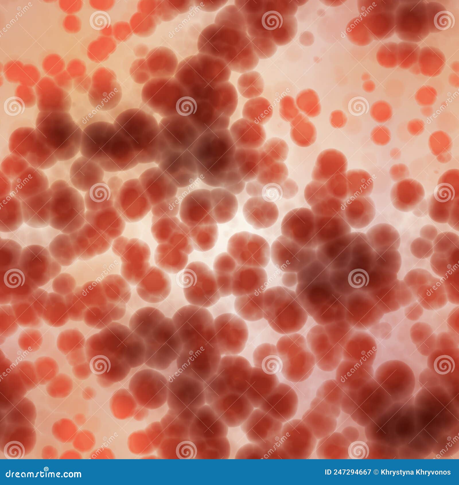 Seamless Texture of Blood Cells Stock Illustration - Illustration of ...