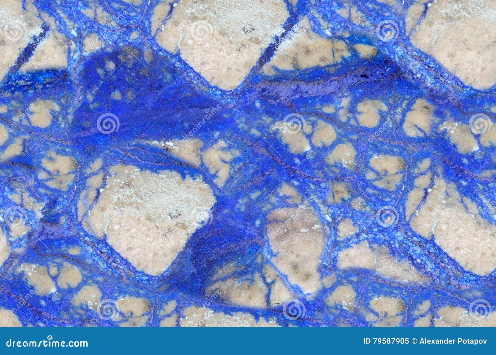 Seamless Texture of Blue Azurite Stock Image - Image of ornate ...