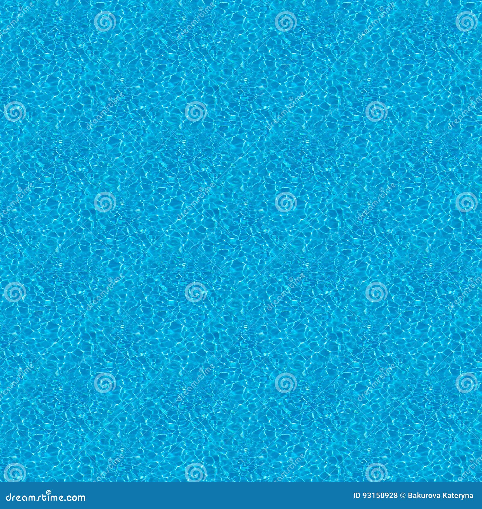 Seamless Texture of Blue Water in the Pool. Stock Photo - Image of ...