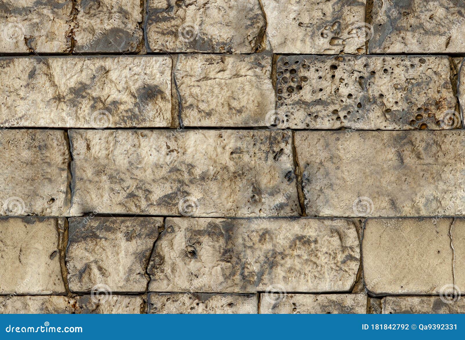 Seamless Texture Brick Wall Background. Pattern of Stacked Stone Wall ...